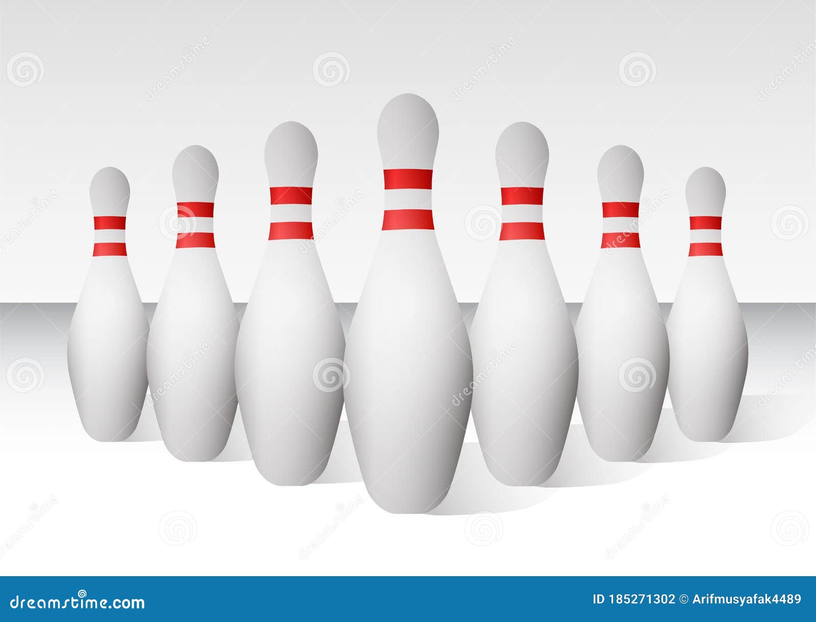 Realistic Illustration of Bowling Stock Vector - Illustration of score ...