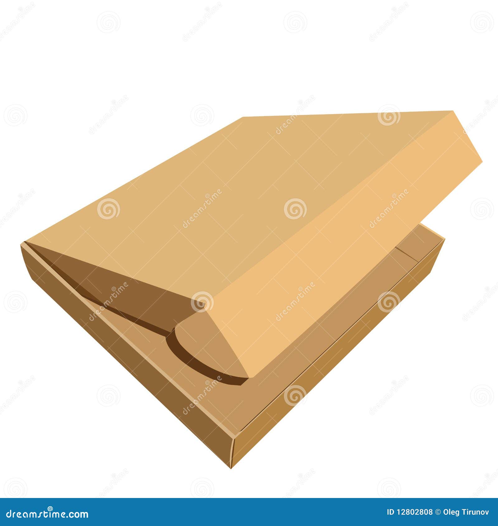 Realistic Illustration of Box Stock Vector - Illustration of cargo ...
