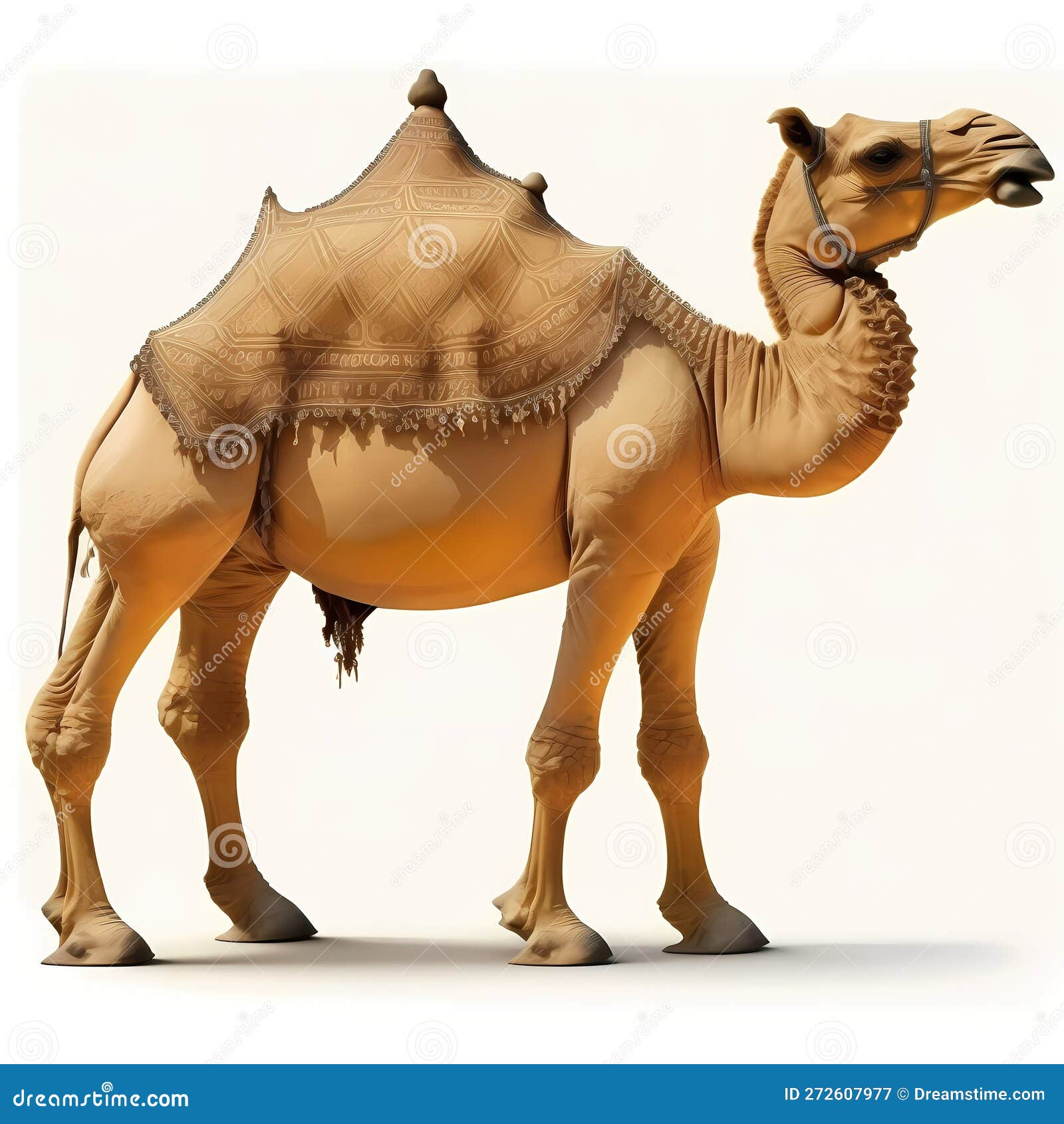 Realistic Illustration of Camel. Generative AI Stock Illustration ...