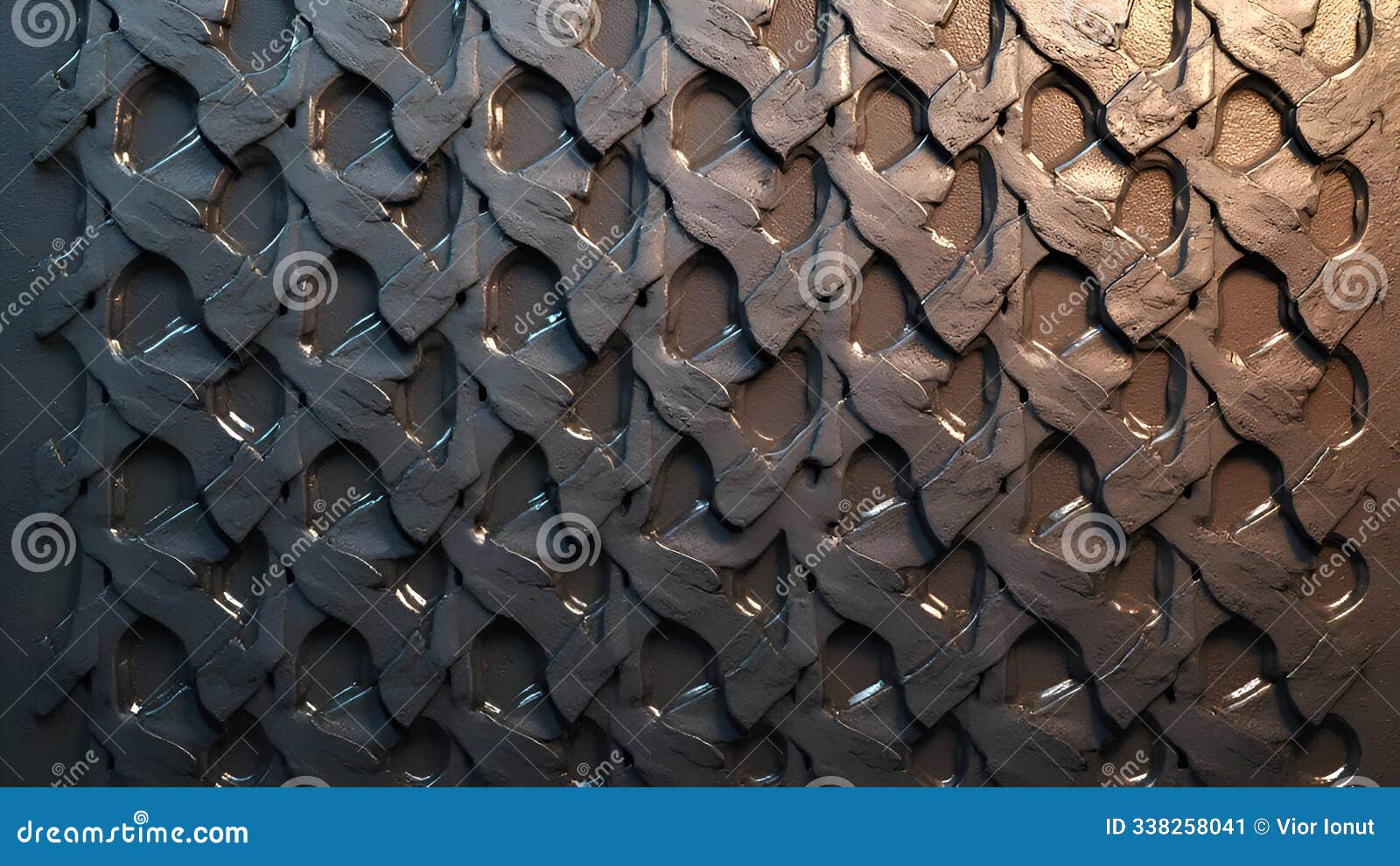 Realistic Detailed Iron Texture Background Illustration Stock ...