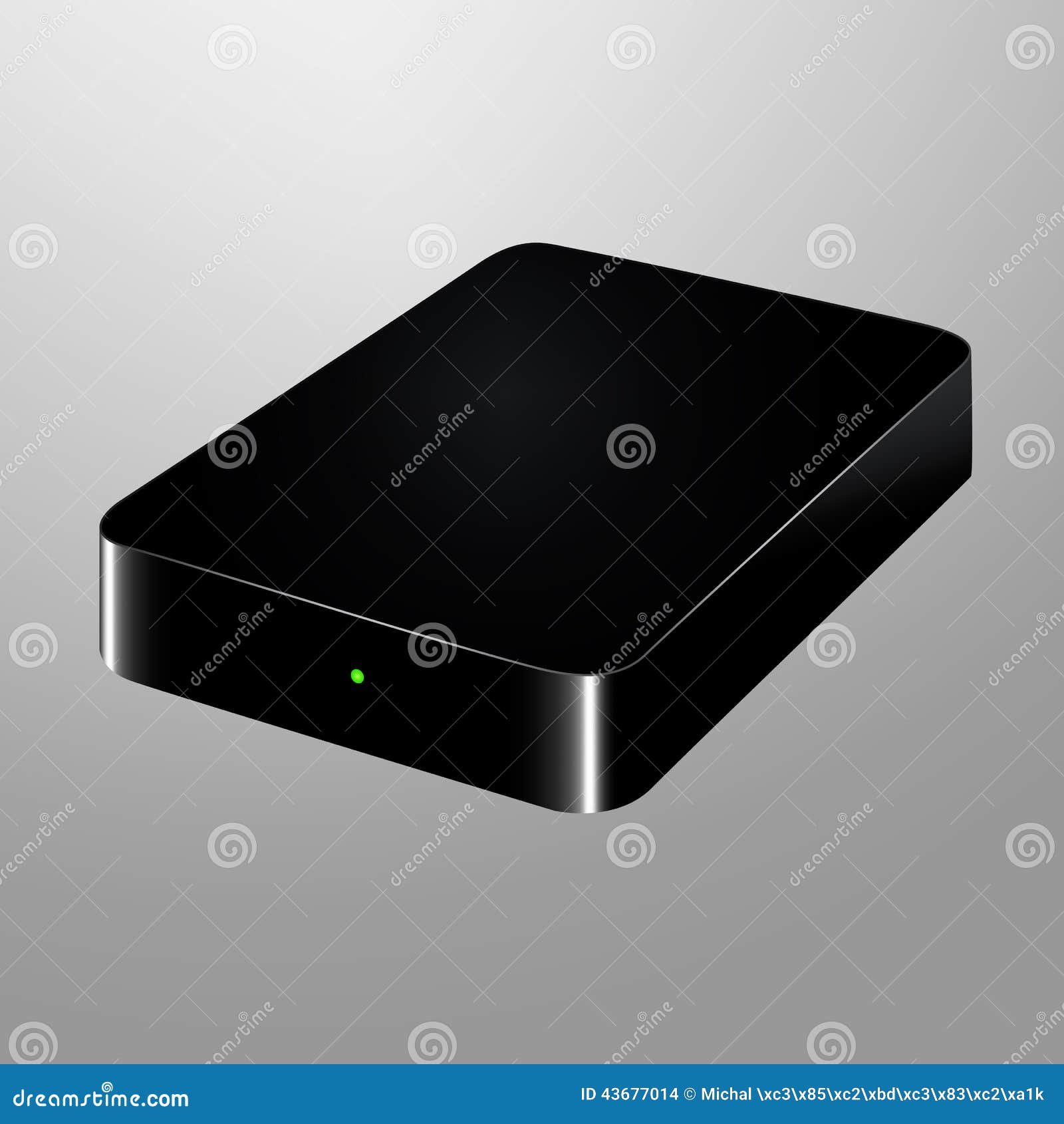 External Hard Drive 1tb Icon, Outline Style Cartoon Vector ...