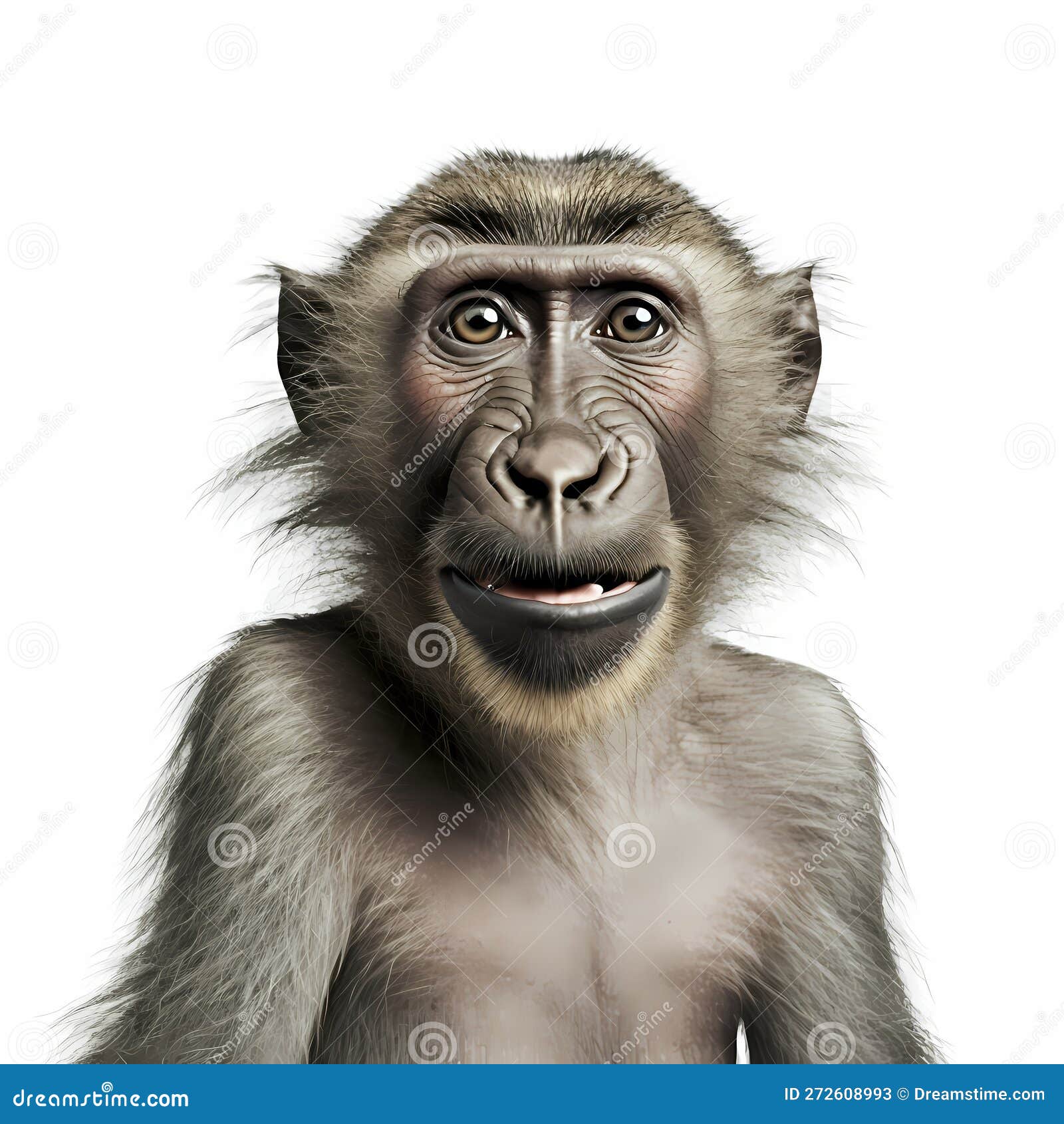 Realistic Illustration of Babboon. Generative AI Stock Illustration ...
