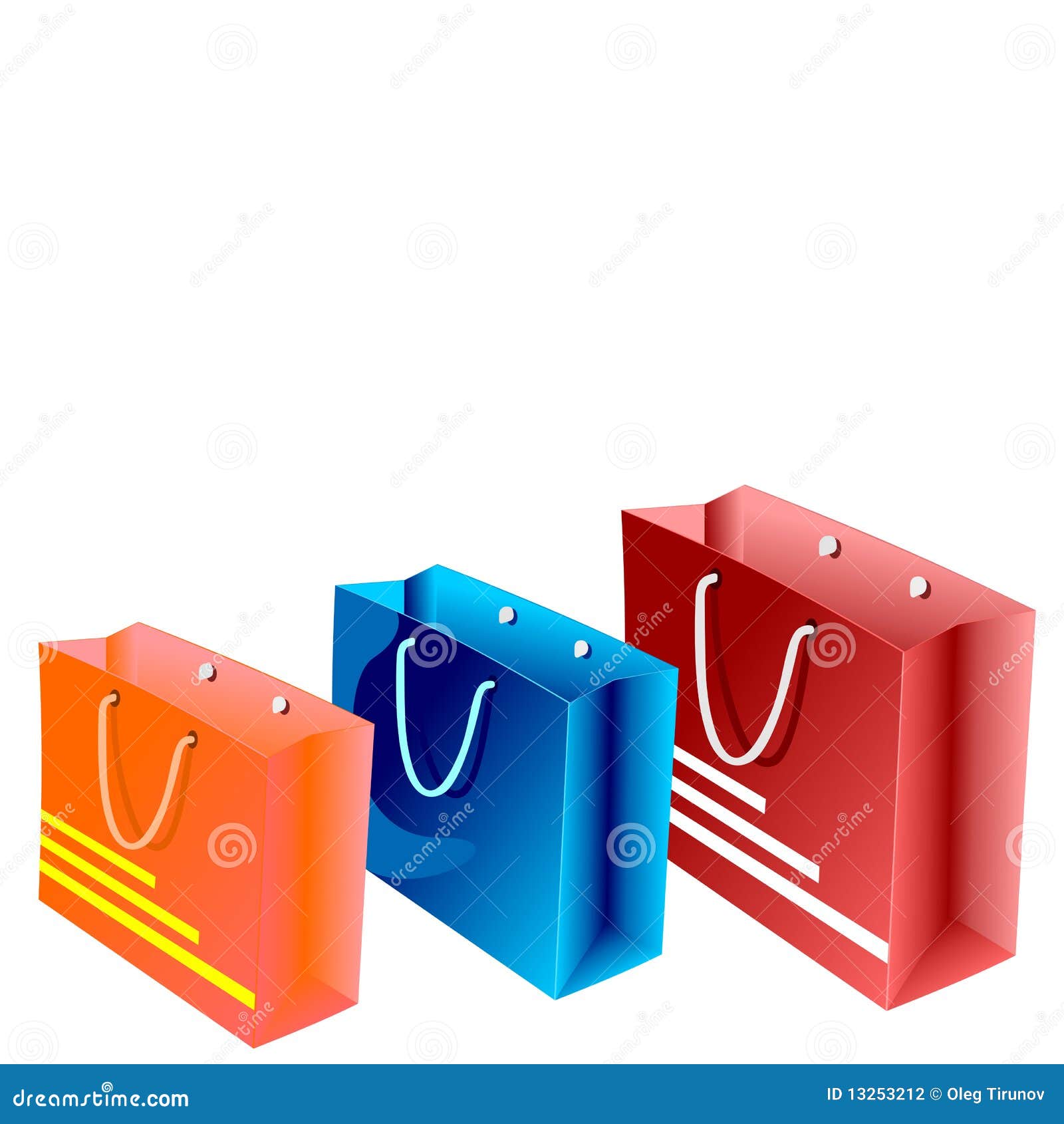 Realistic Illustration of Packet for Shopping Stock Vector ...