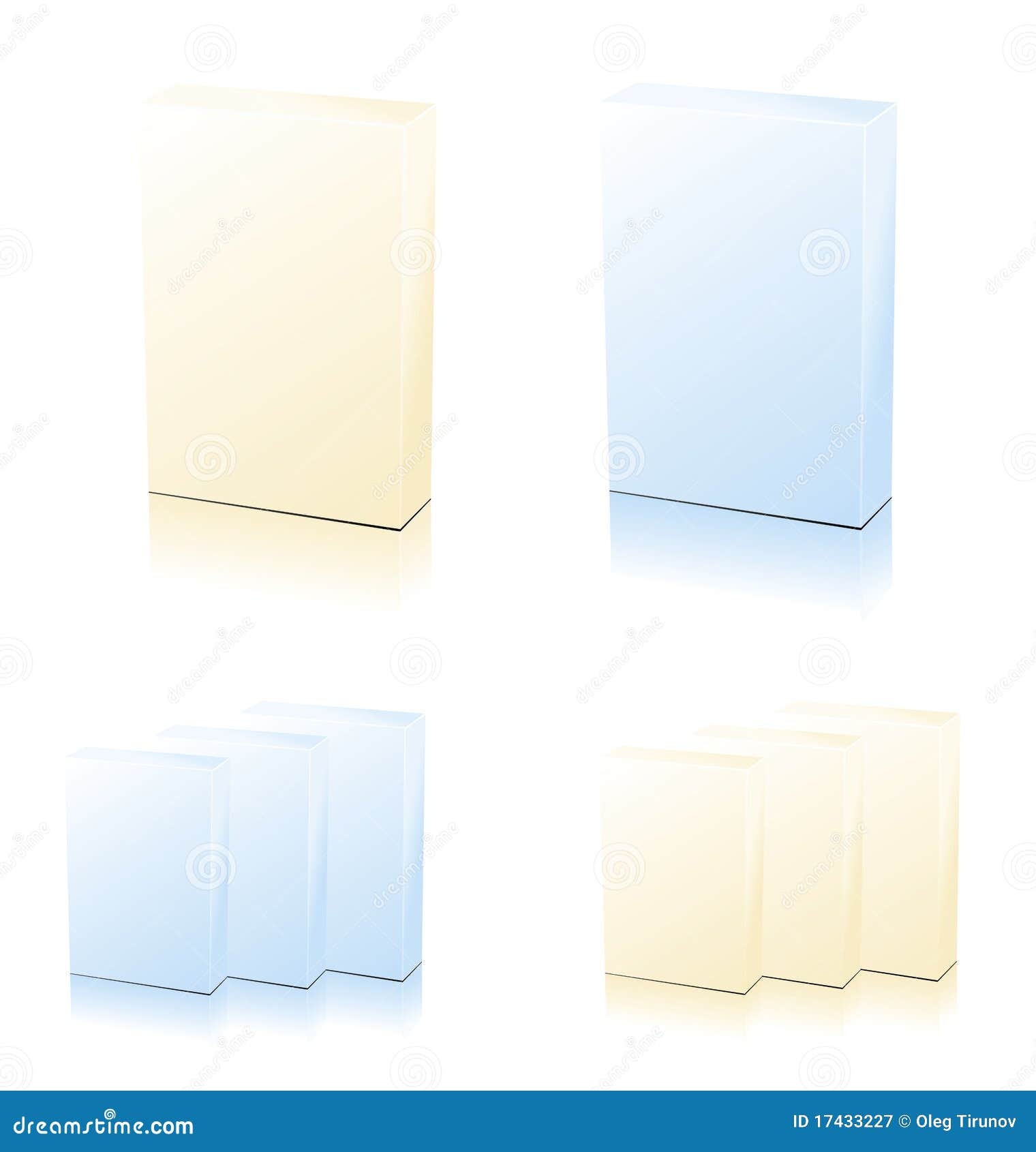 Realistic Illustration Sample Box for Design Stock Vector ...