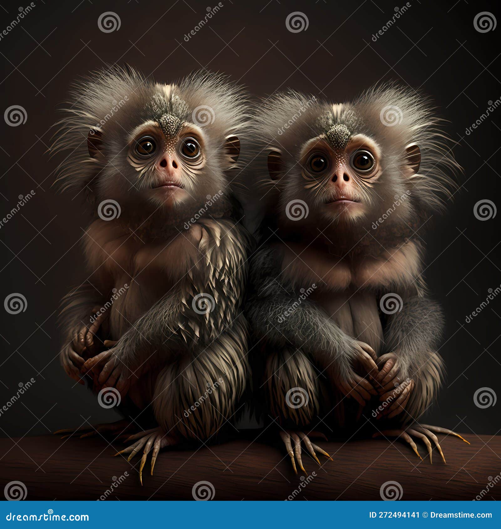 Realistic Illustration of Pygmy Marmoset. Generative AI Stock ...