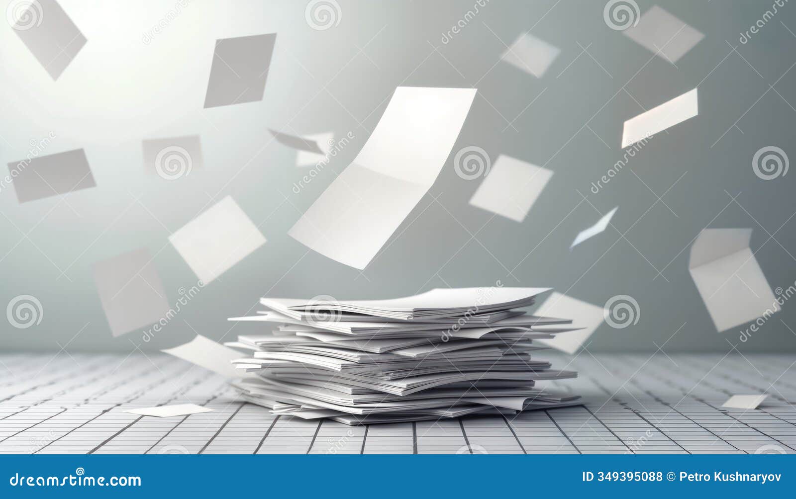 Mess Of Blank Milk Cartons On Concrete Royalty-Free Illustration ...