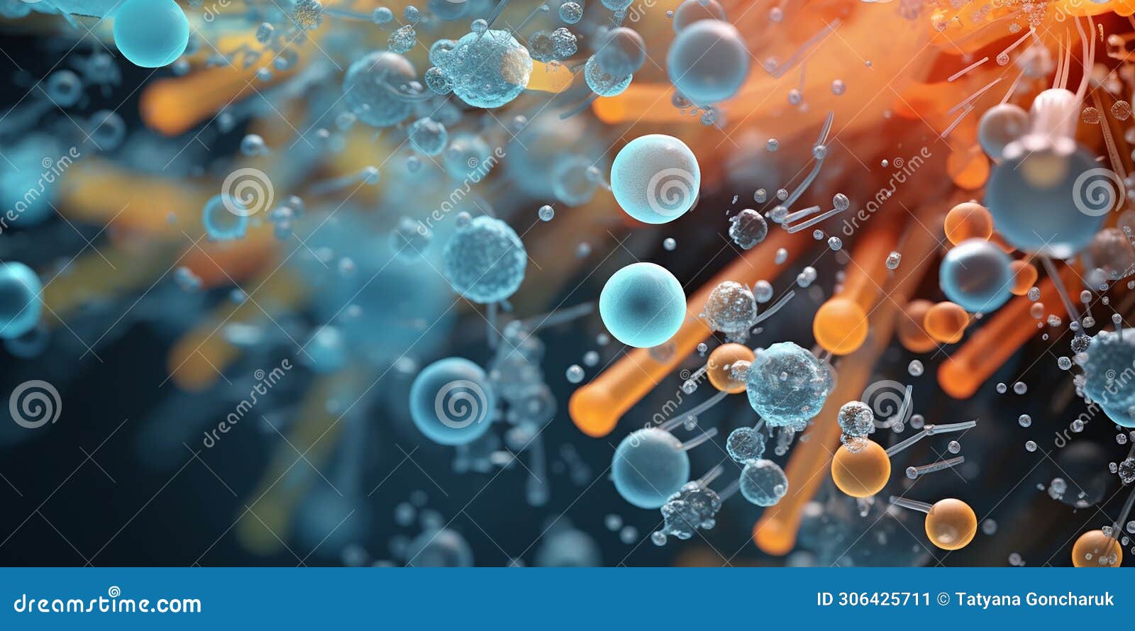 Realistic Image of Bacteria, Microorganisms. Stock Illustration ...