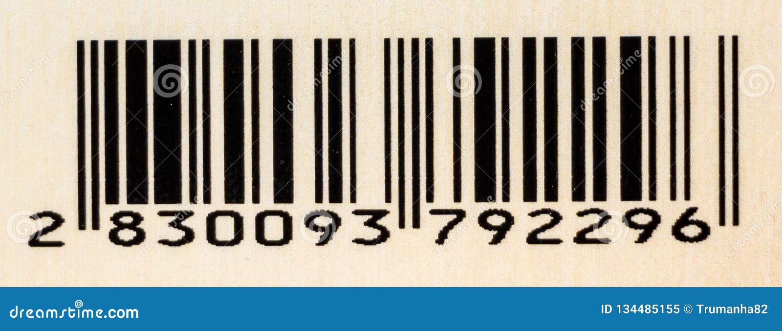 Bar Code in a Beige Background Stock Image - Image of buyer, background ...