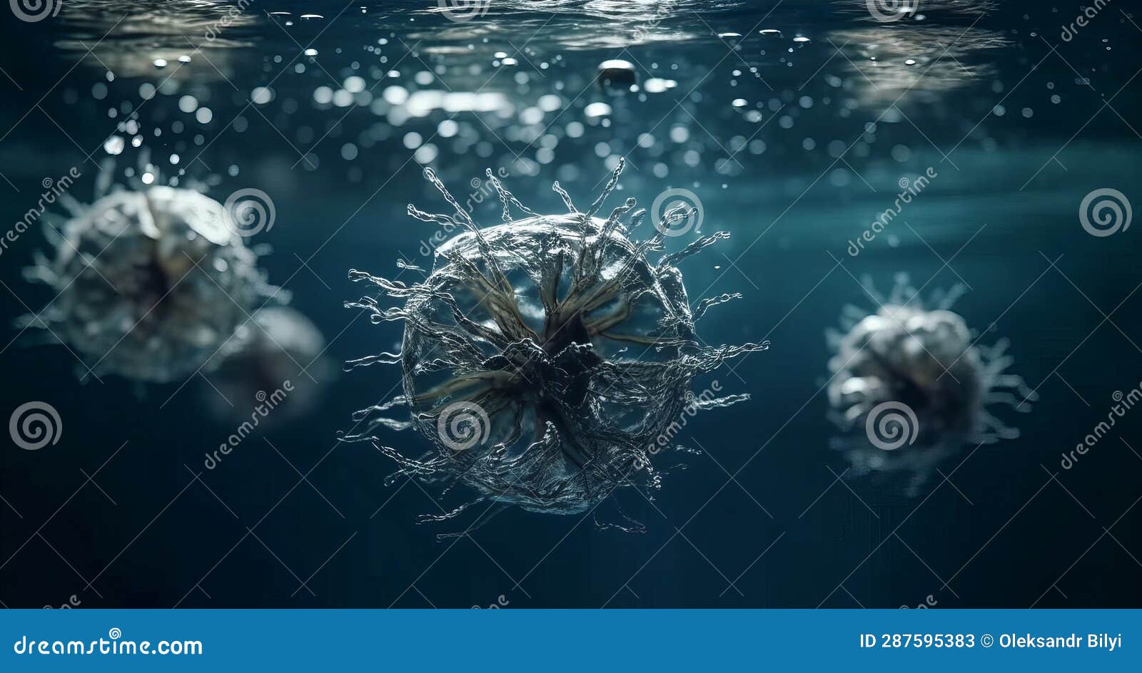 Realistic image of microbe stock image. Image of cell - 287595383