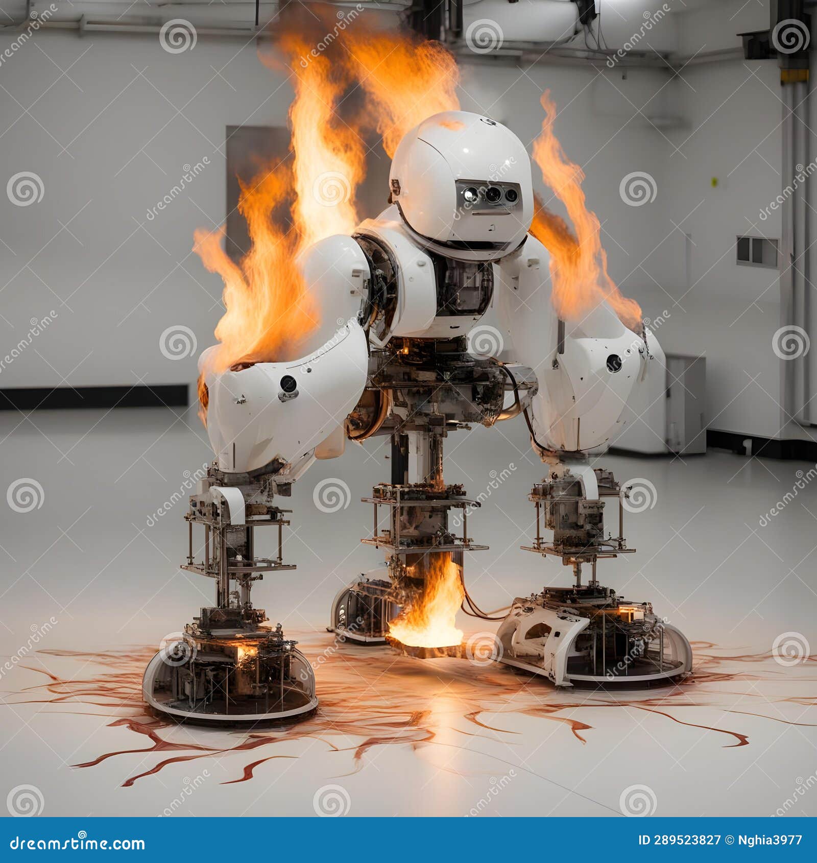 A Robot that Uses Controlled Flames To Create Abstract Art by Scorching ...