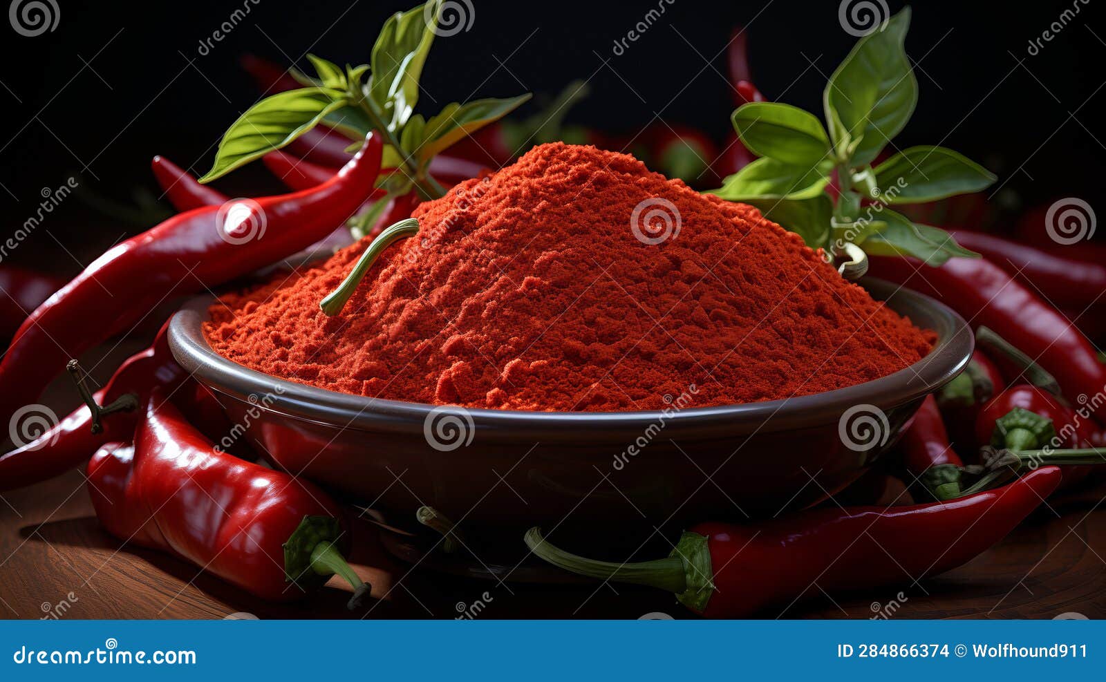 A Realistic Image of Spice Paprika. AI Generated Stock Illustration ...