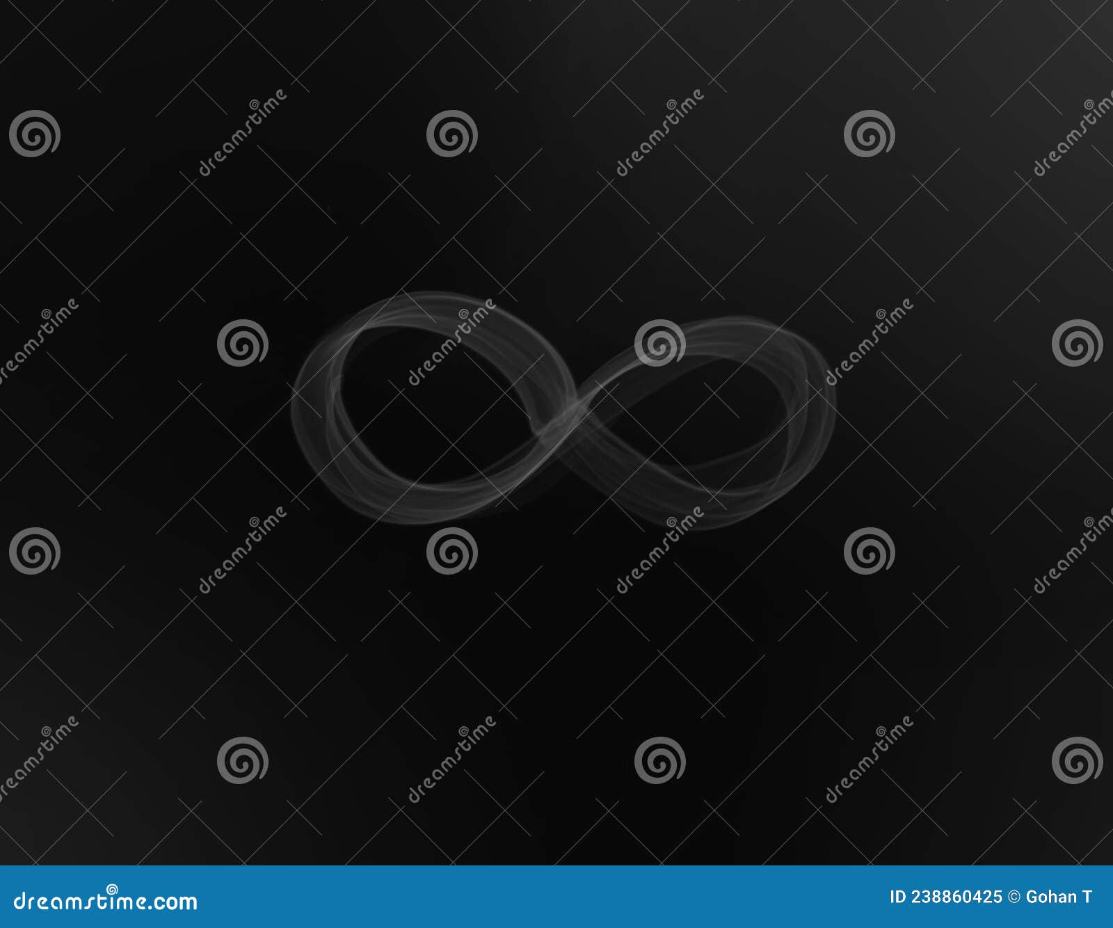 3D Realistic Infinity Symbol, With Blue And Silver Metallic Logo ...