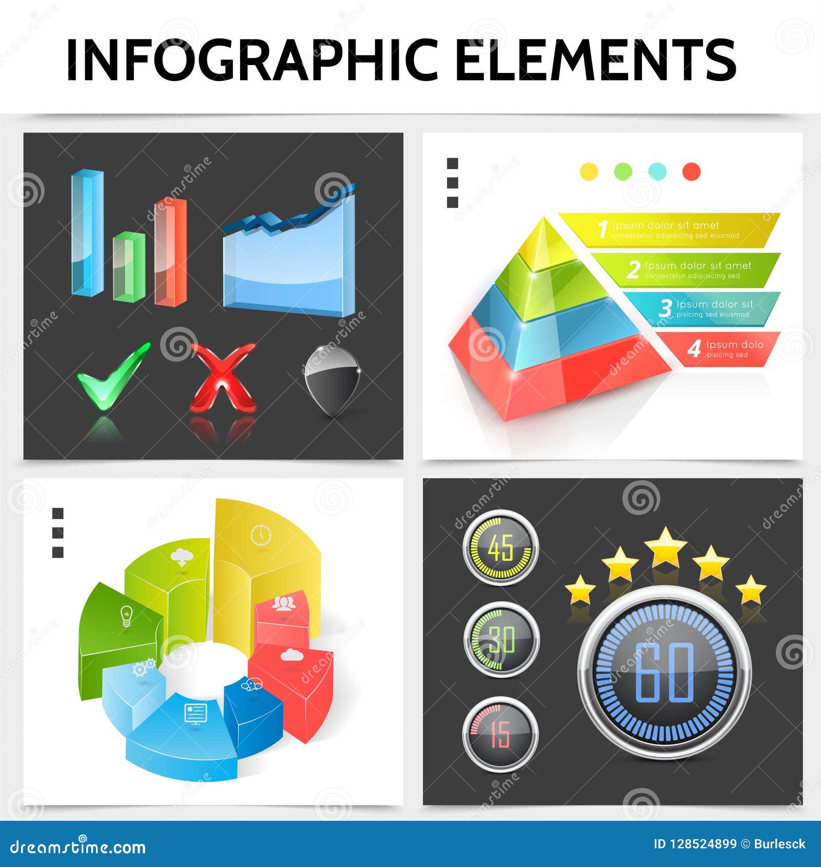 Square Concept Symbols. Dimension And Measuring Vector Outline I ...