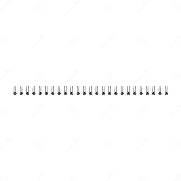 Realistic Iron Spiral Spring, Wire and 3d Realistic Notebook Bind ...