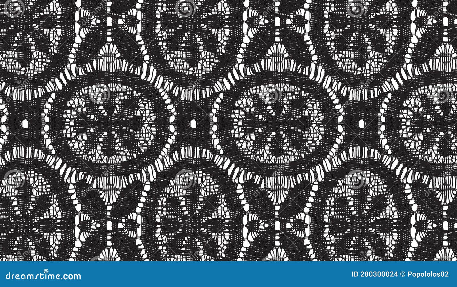 Realistic Lace Mesh Fabric with Floral and Geometric Patterns. Stock ...