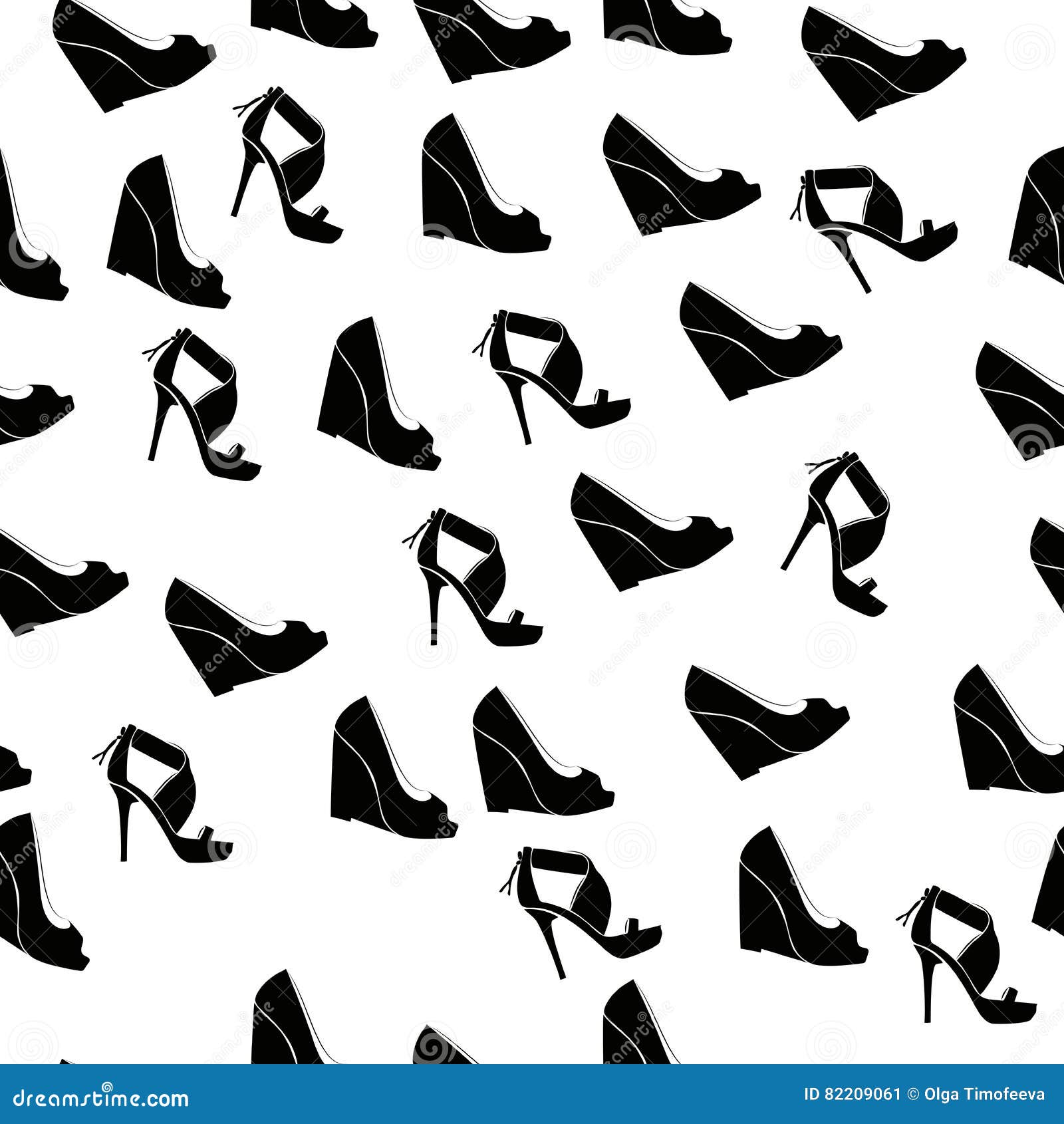 Realistic ladies shoe. stock vector. Illustration of modern - 82209061