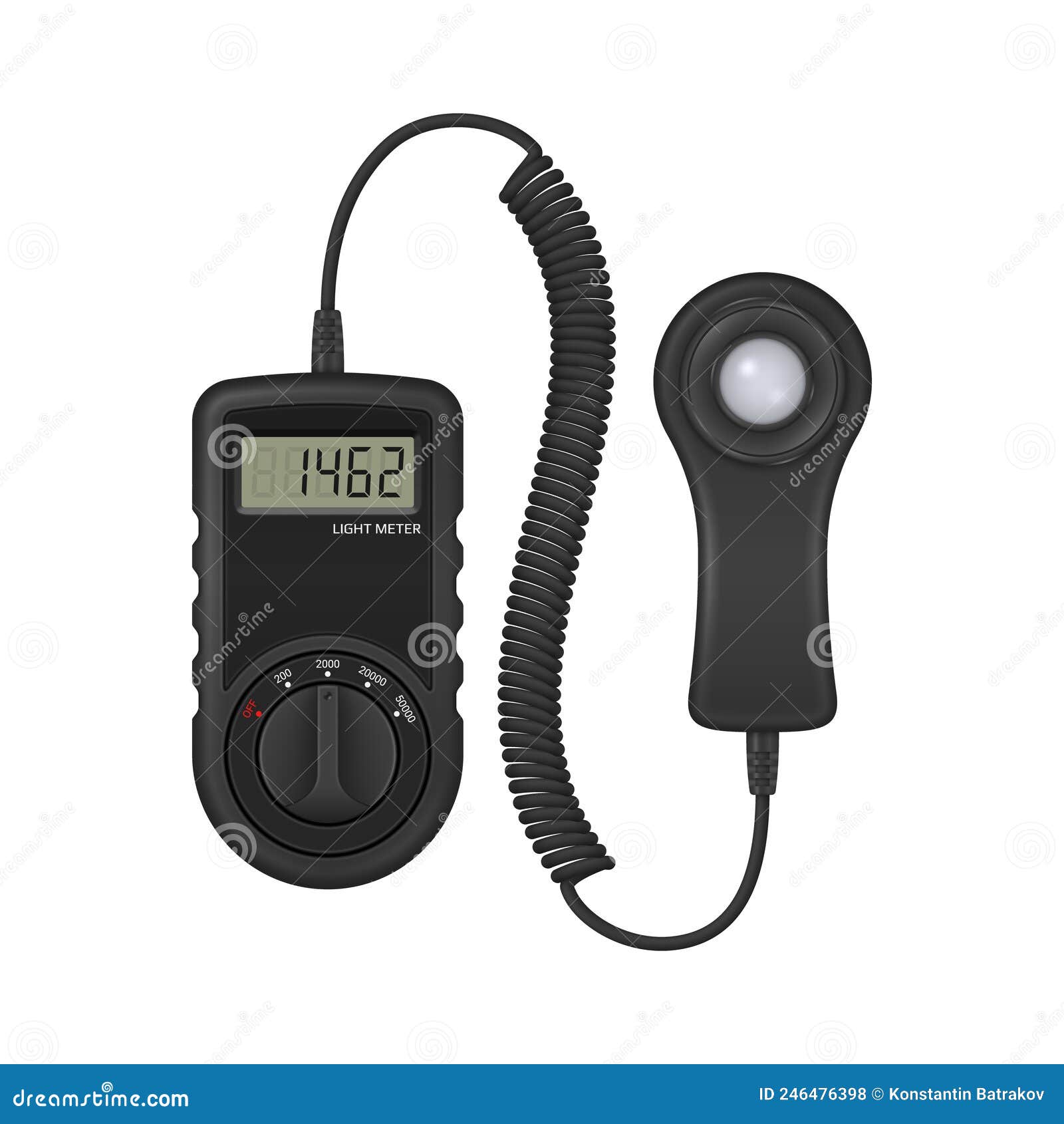 Light Meter Isolated Icon. Simple Element Illustration From Photography ...