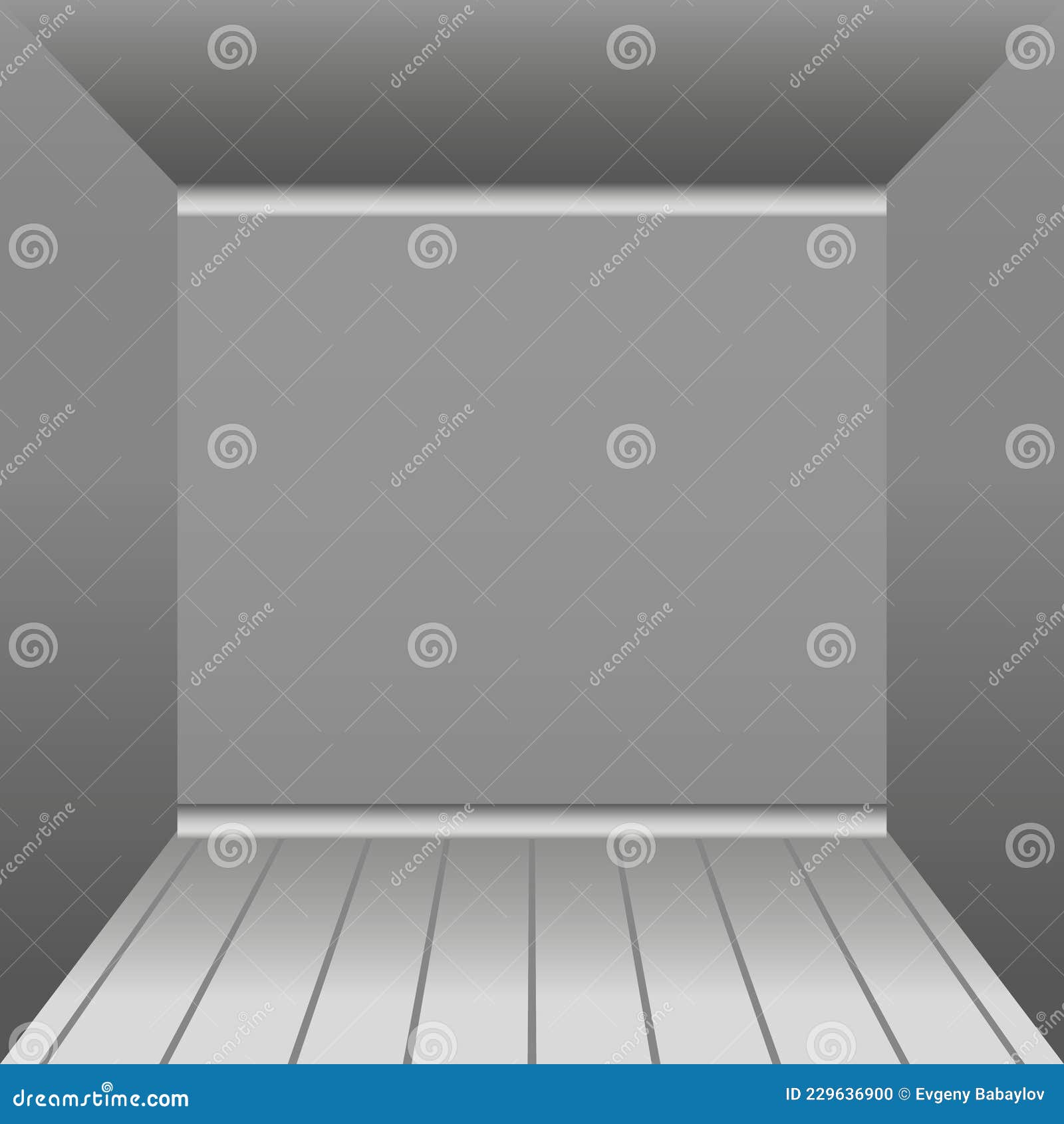 Realistic Light Studio with Spotlights Lighting - Vector Stock Vector ...