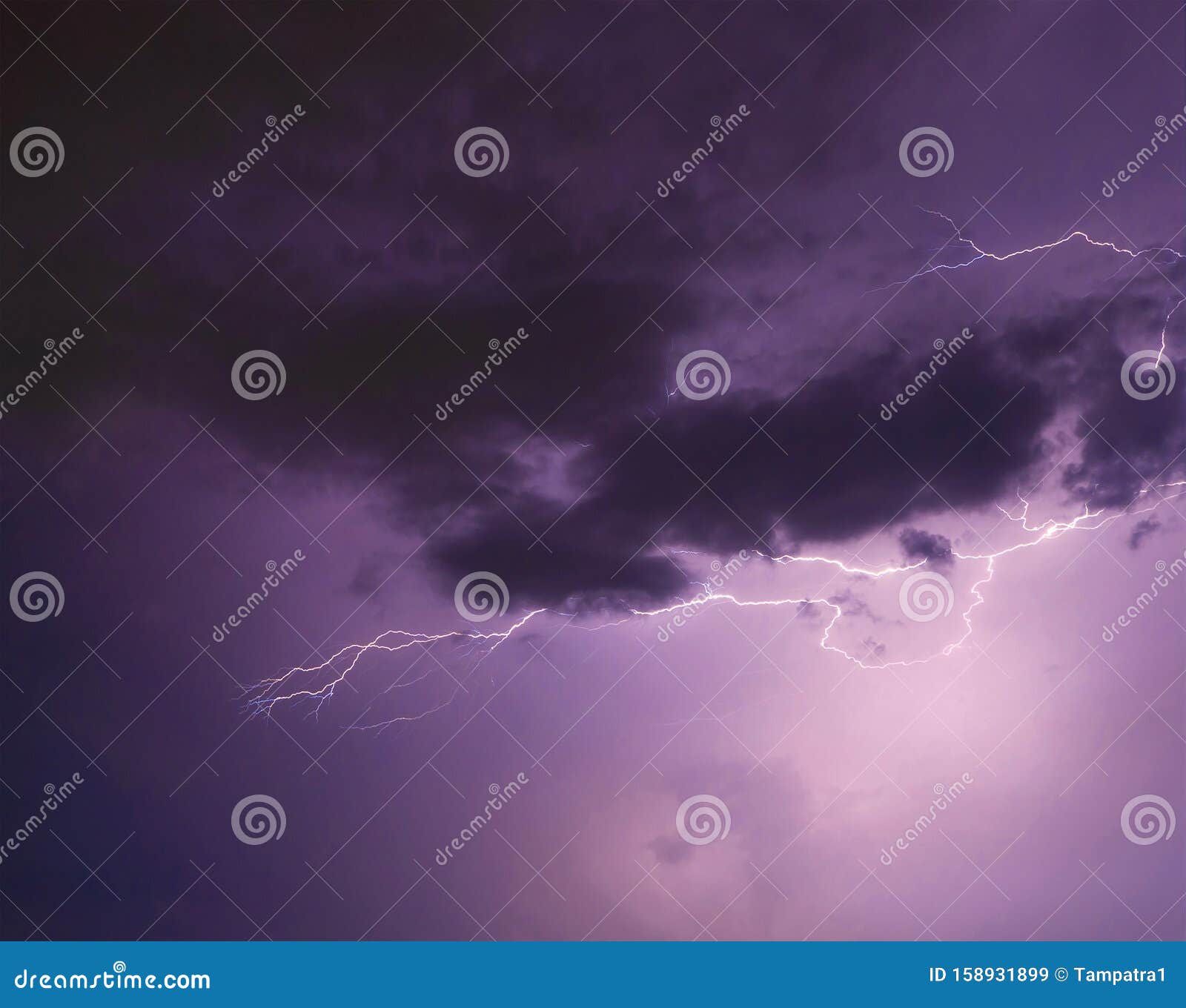 Realistic Lightning Isolated for Design Element. Electricity Stock ...