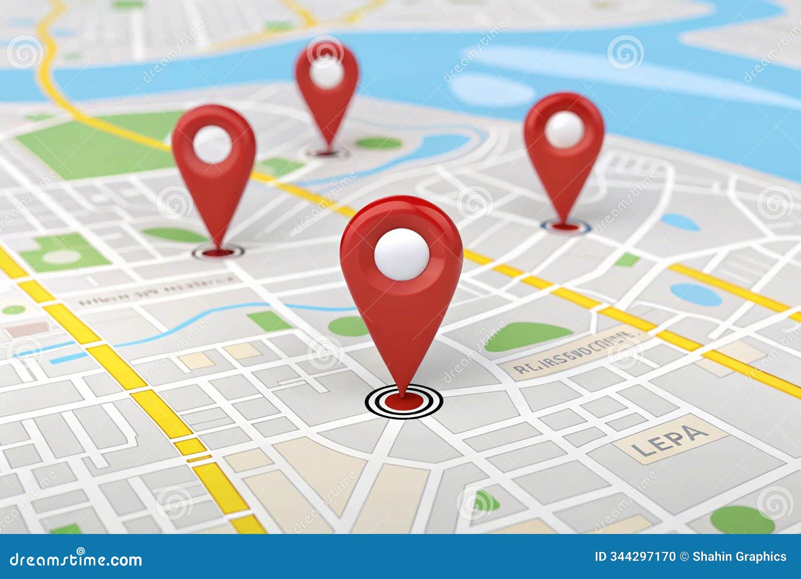 Realistic Location Map Pin Gps Pointer Markers Illustration for ...