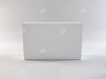 Realistic Long Box Packaging Mockup Template Stock Illustration ...