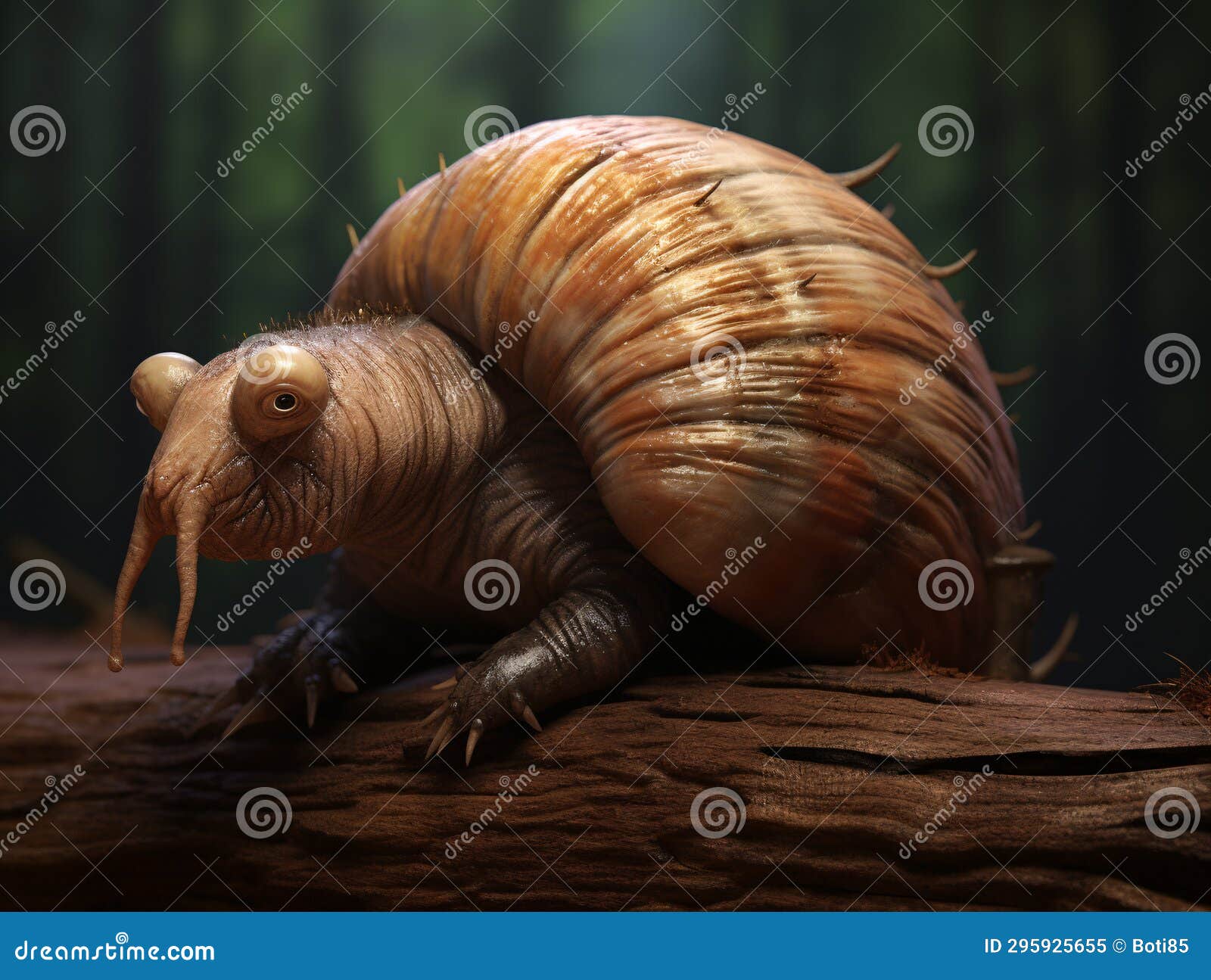 Realistic Looking Alien Lifeform Snail Creature Xenomorph with Dramatic ...