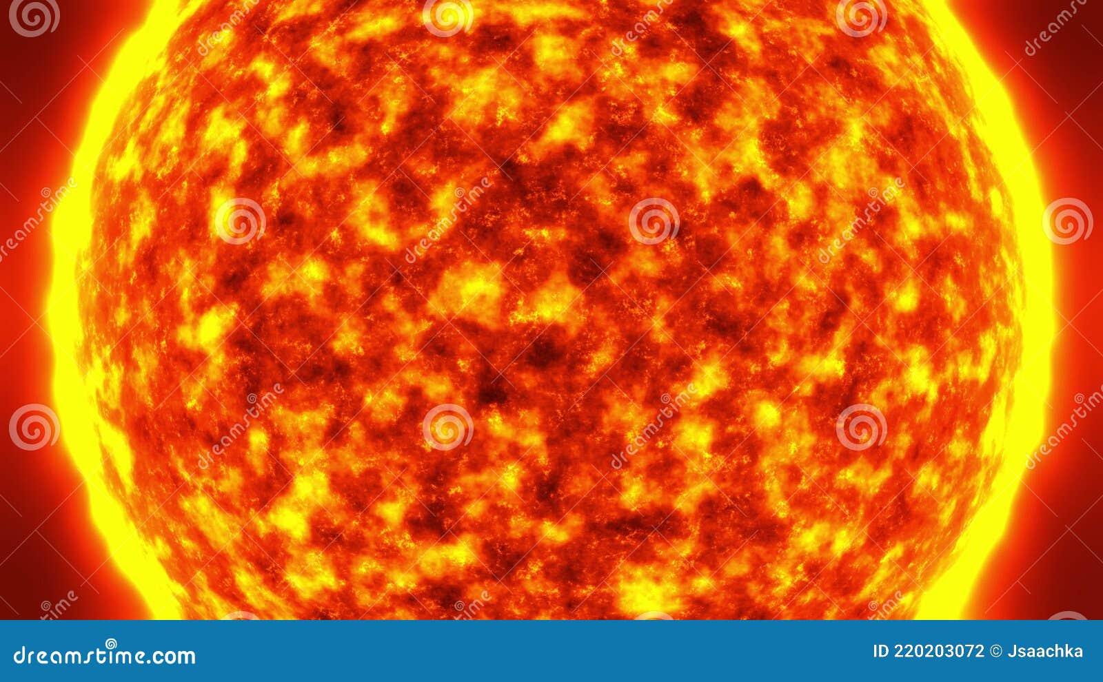 Sun looping 3D animation stock footage. Video of core - 220203072