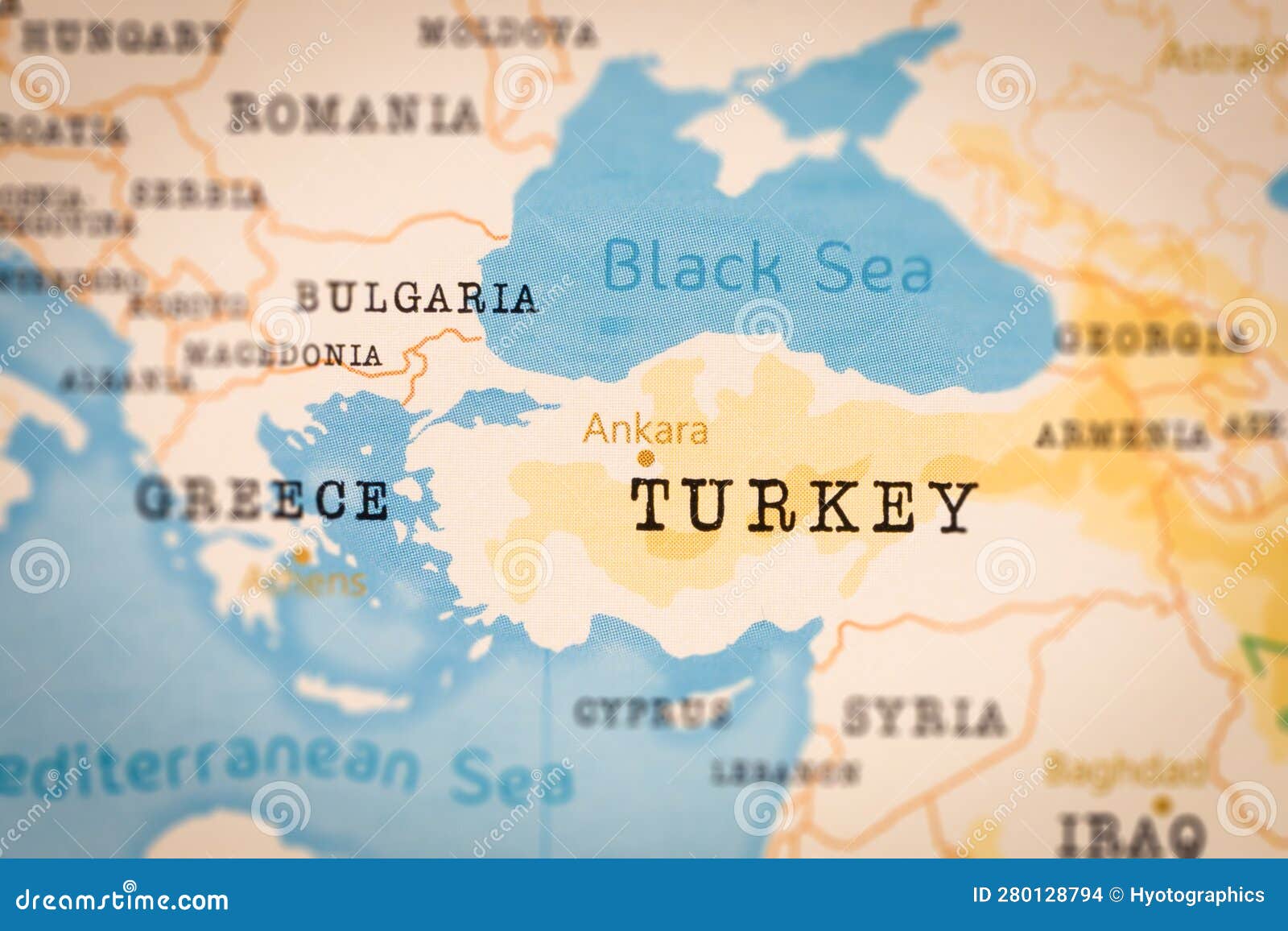 The Realistic Map of Ankara. Stock Photo - Image of business, realistic ...