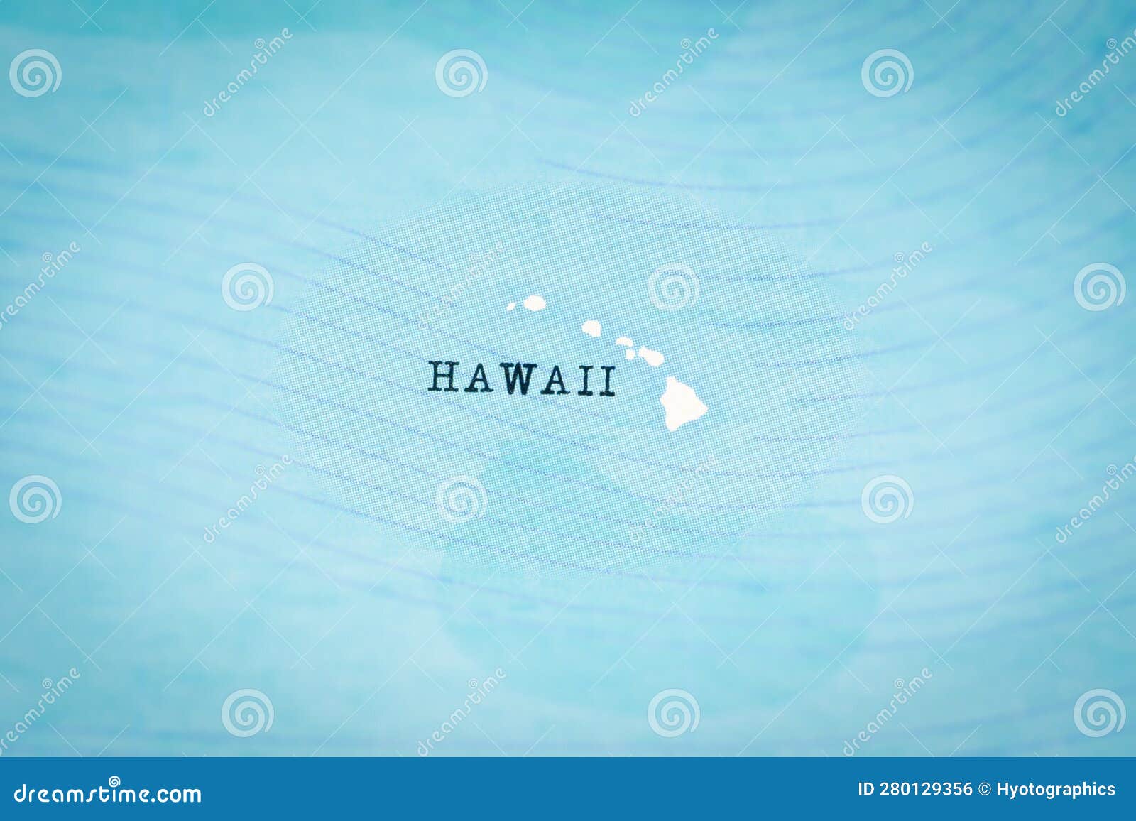 The Realistic Map of Hawaii. Stock Photo - Image of economy, crisis ...