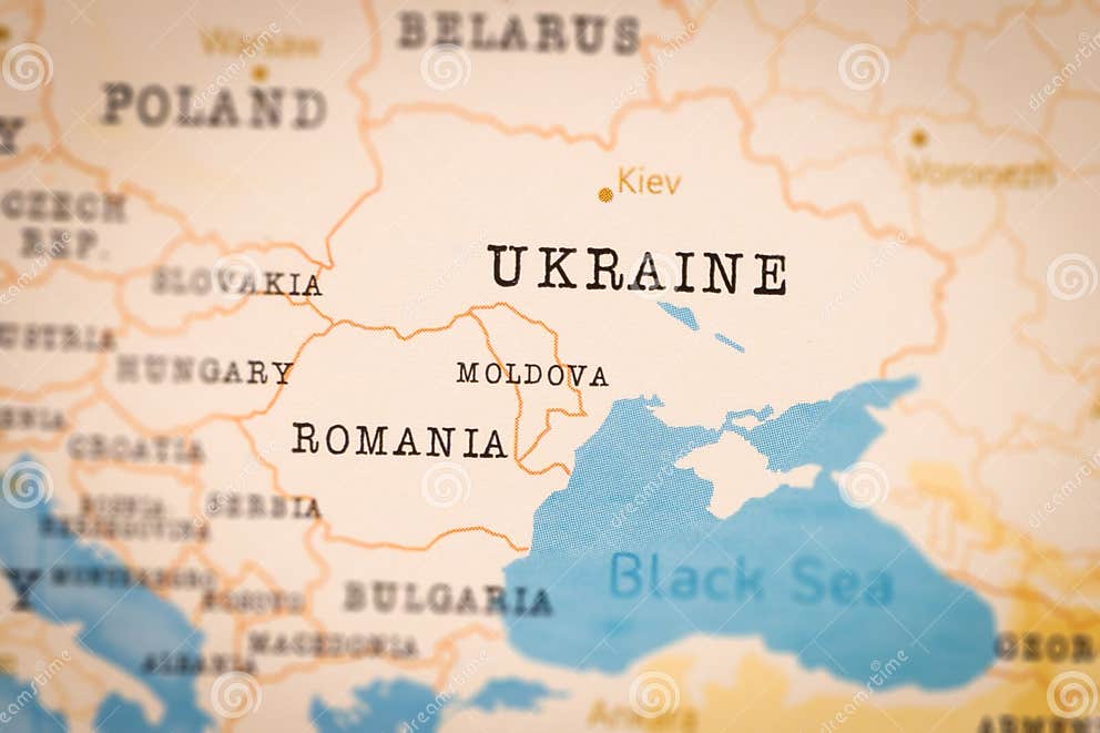 The Realistic Map of Moldova. Stock Photo - Image of city, tour: 280129640