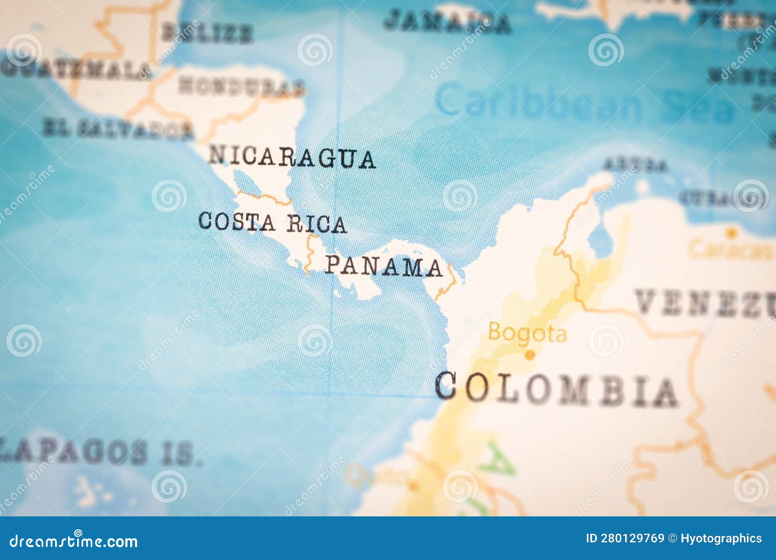 panama on map images