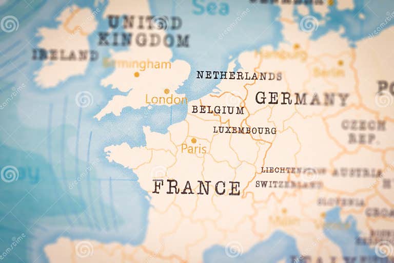 The Realistic Map of Paris. Stock Illustration - Illustration of ...
