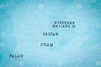 The Realistic Map of Saipan. Stock Photo - Image of economy, global ...