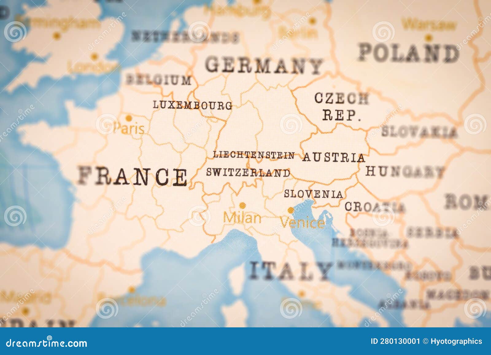 The Realistic Map of Switzerland. Stock Image - Image of world, article ...