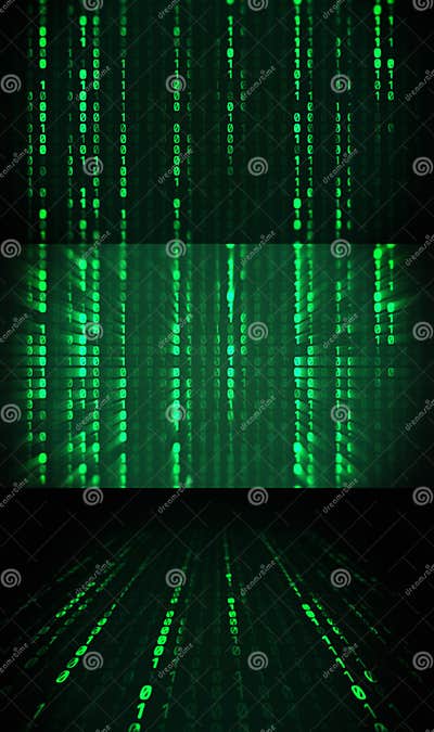 Realistic Matrix Background Stock Illustration - Illustration of ...