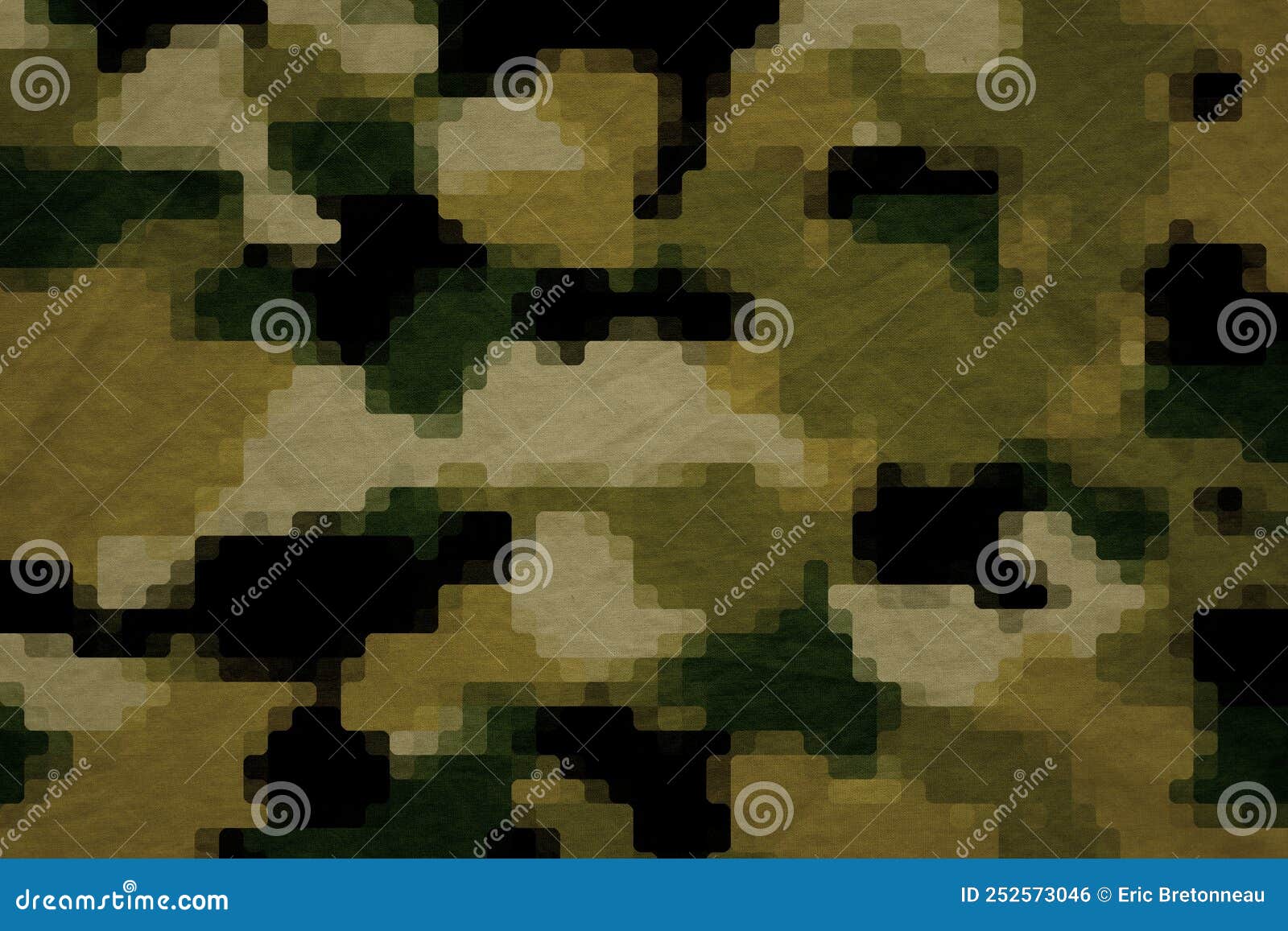 Realistic Military Camouflage Canvas Fabric Texture Stock Photo - Image ...