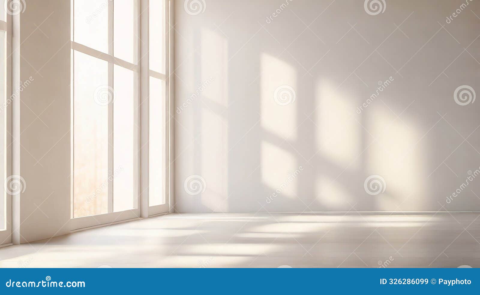 Realistic Minimalist Blurred Natural Light with Shadow Overlay Stock ...