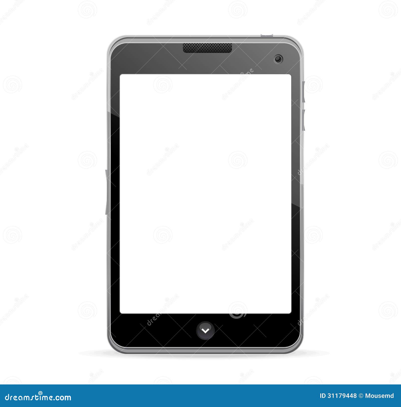 Set Of Realistic New Mobile Phones With Transparent Screens. Cellphone ...