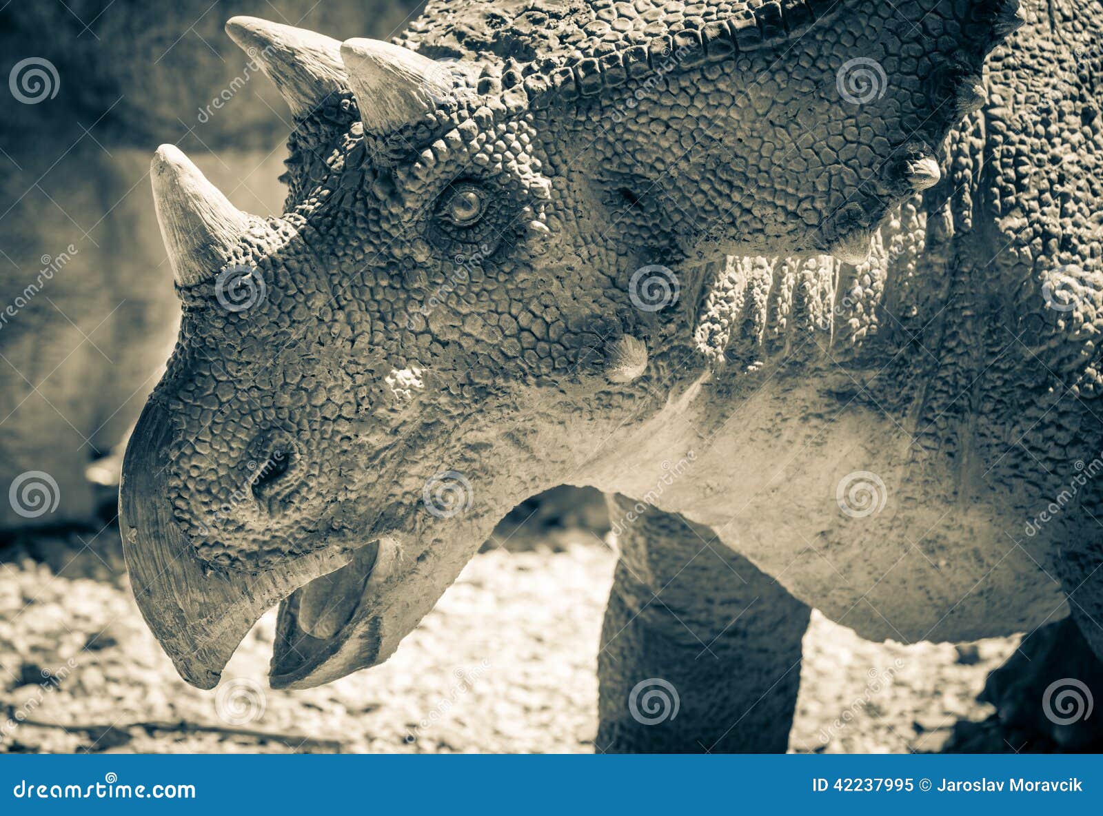 Realistic Model Of Tyrannosaurus Rex Dinosaur Royalty-Free Stock Photo ...