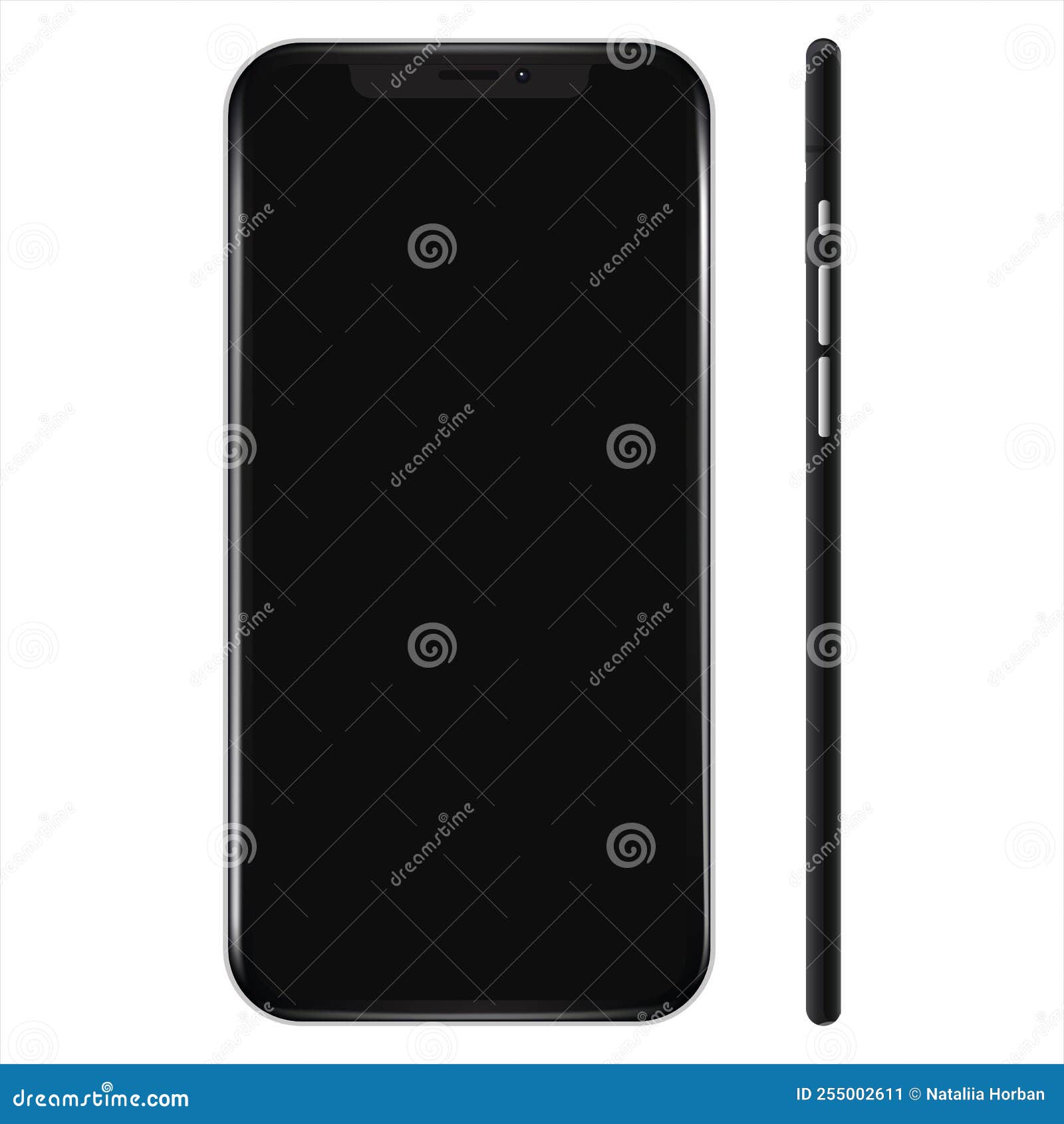 Realistic Models Smartphone with Transparent Screens, Smartphone Mockup ...