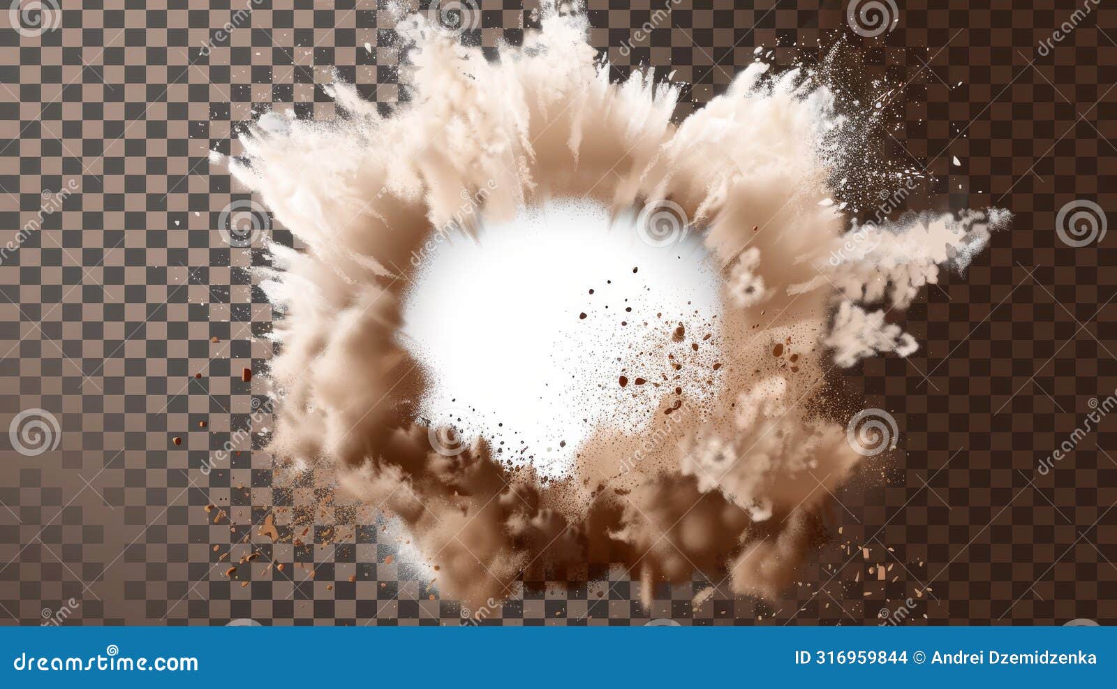 This is a Realistic Modern of Realistic Clouds of Sand or Dry Dirt with ...