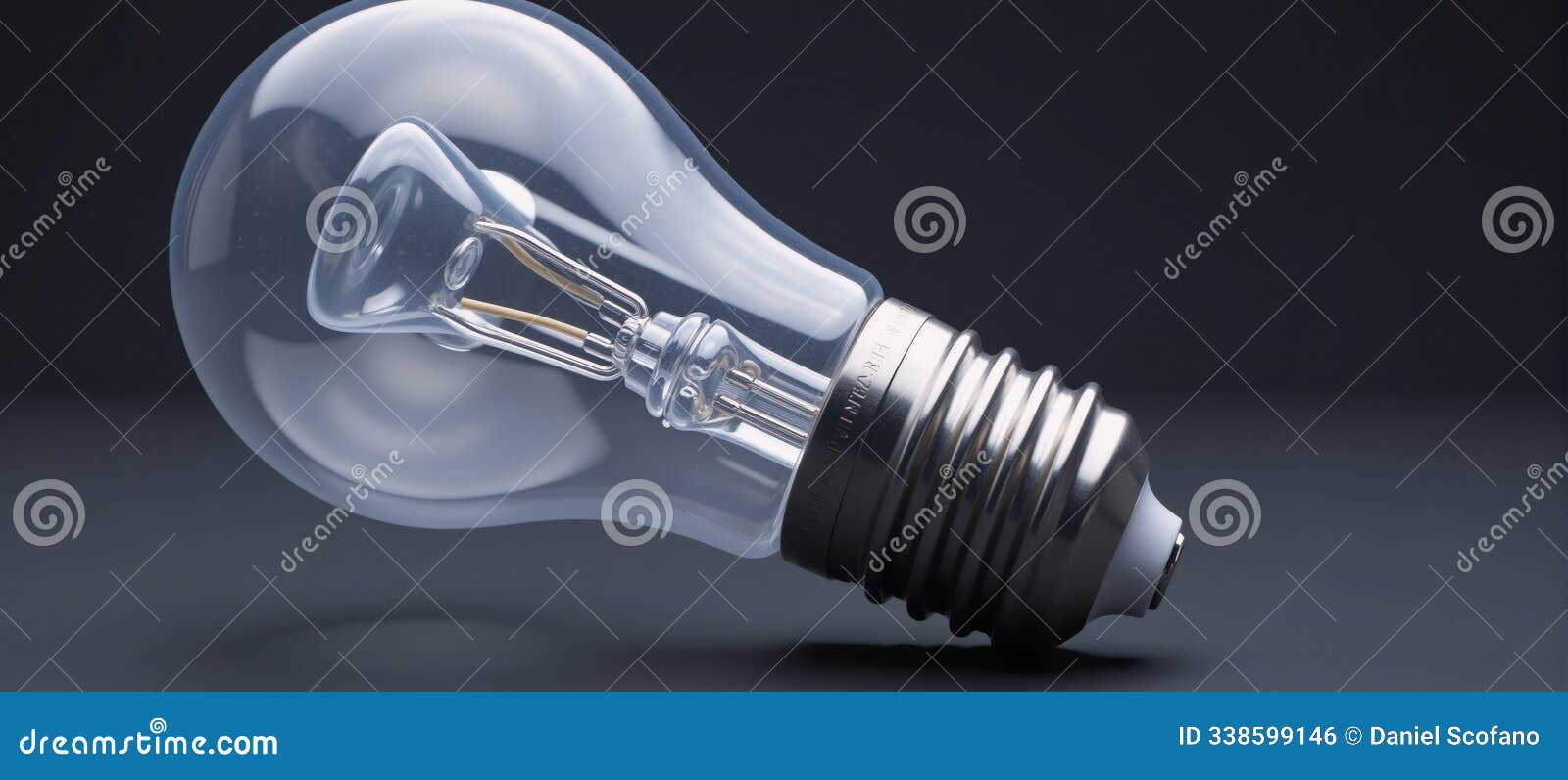 Realistic Modern 3D Illustration Featuring a Stylized Light Bulb Image ...