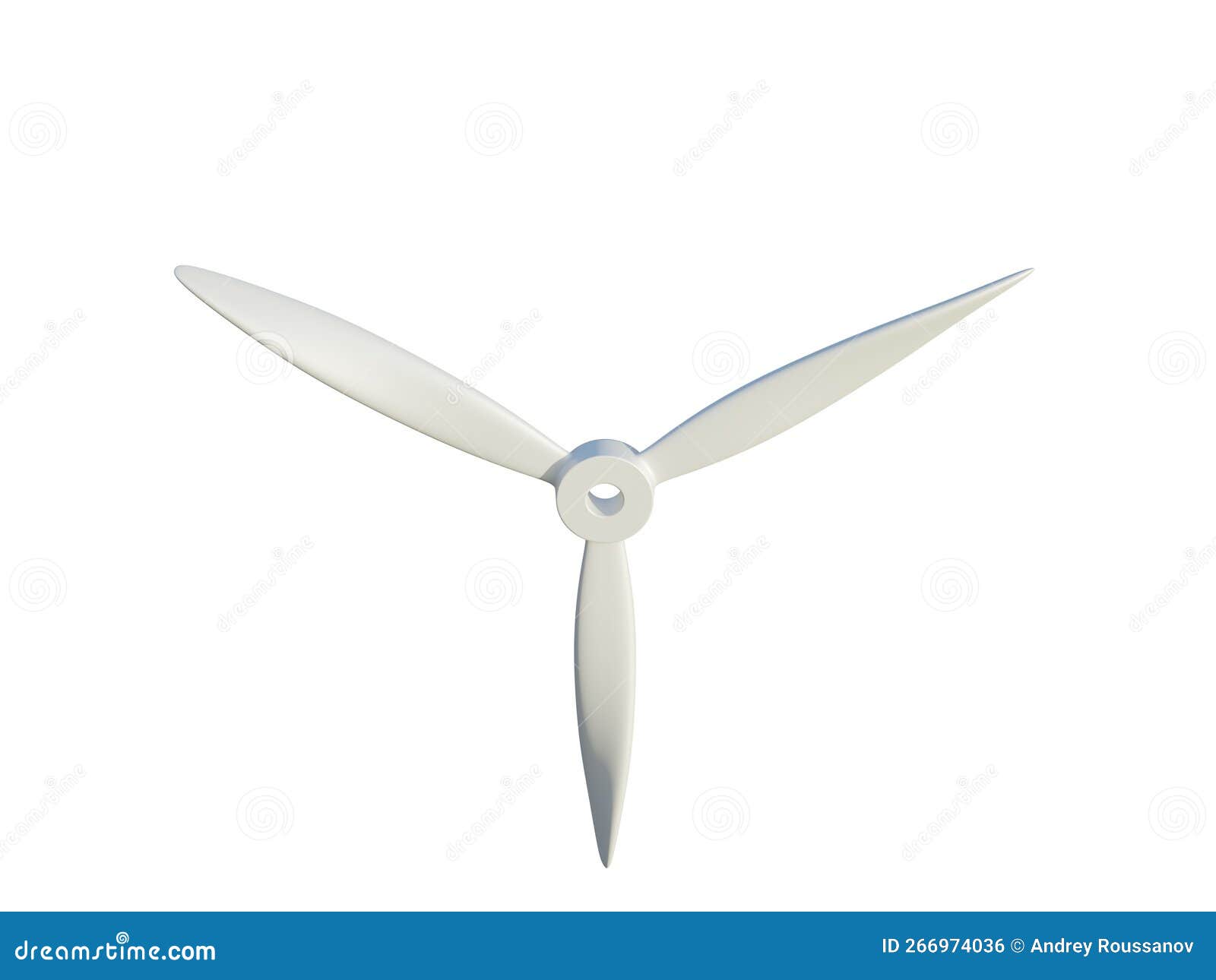 Realistic Modern Propeller. 3d Render. Stock Illustration ...
