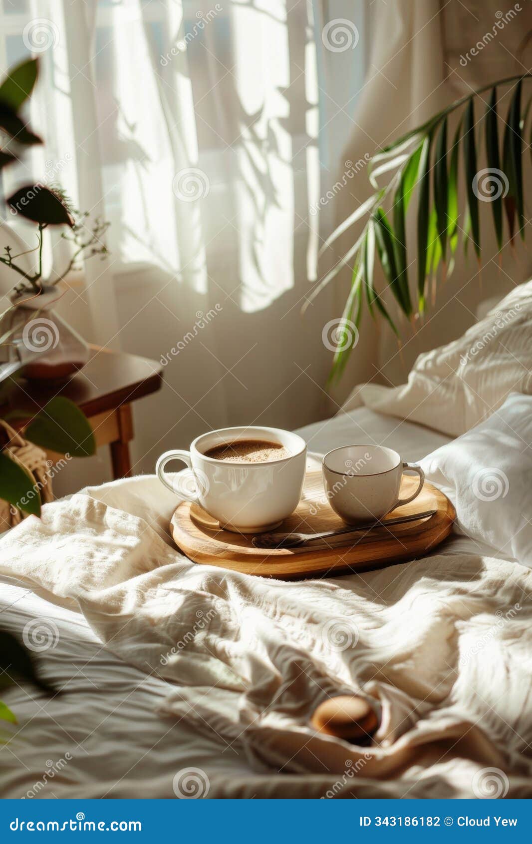 Realistic Morning Job Essentials for Remote Work. Stock Illustration ...