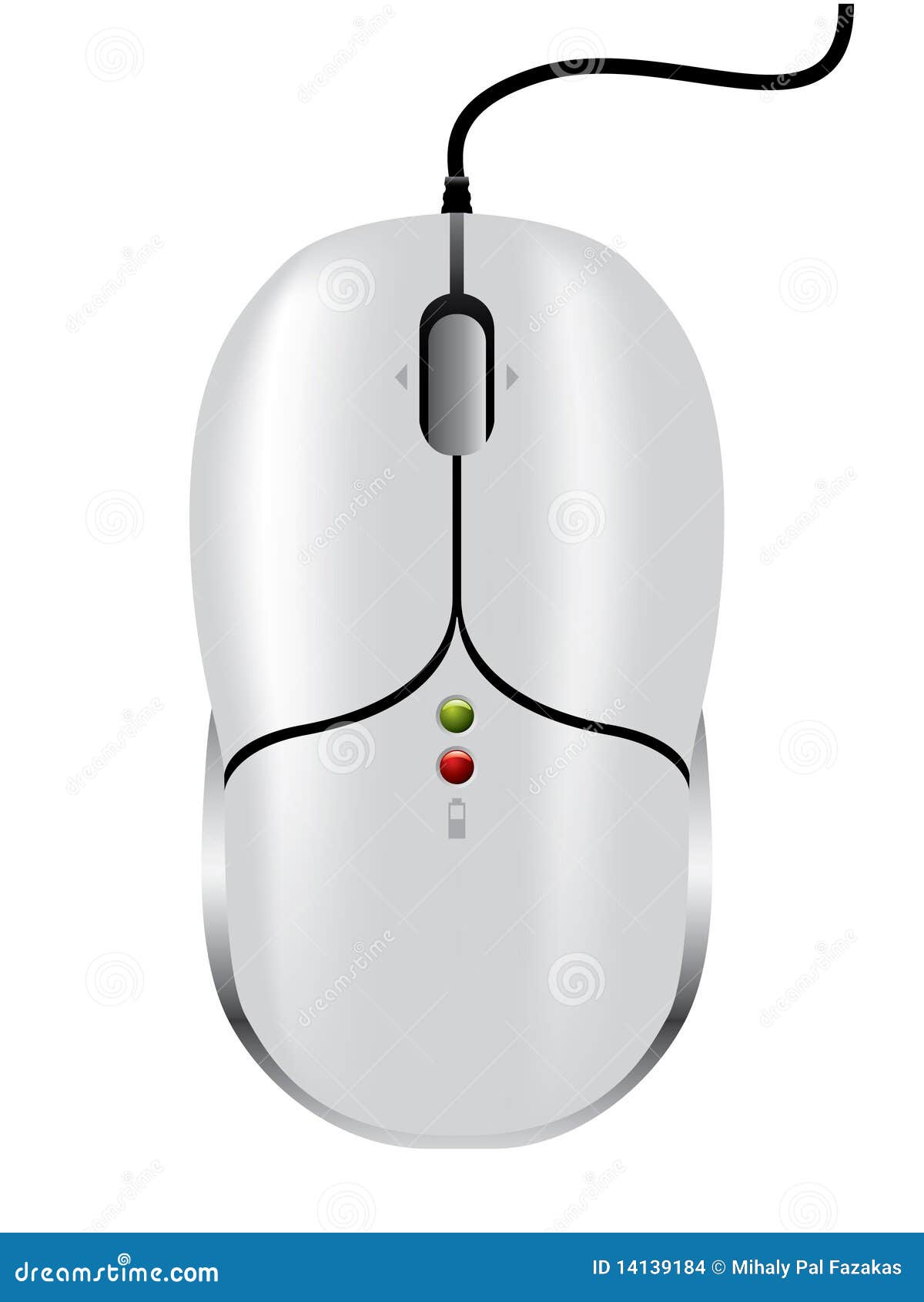 Realistic mouse stock vector. Illustration of computer - 14139184