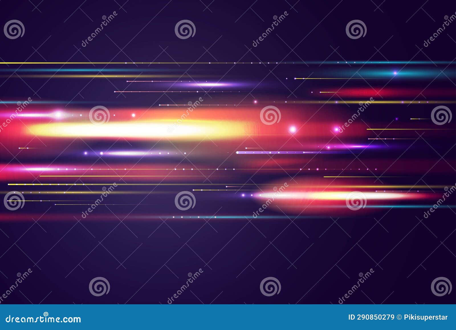 Realistic Neon Speed Motion Background Vector Design Stock Vector ...