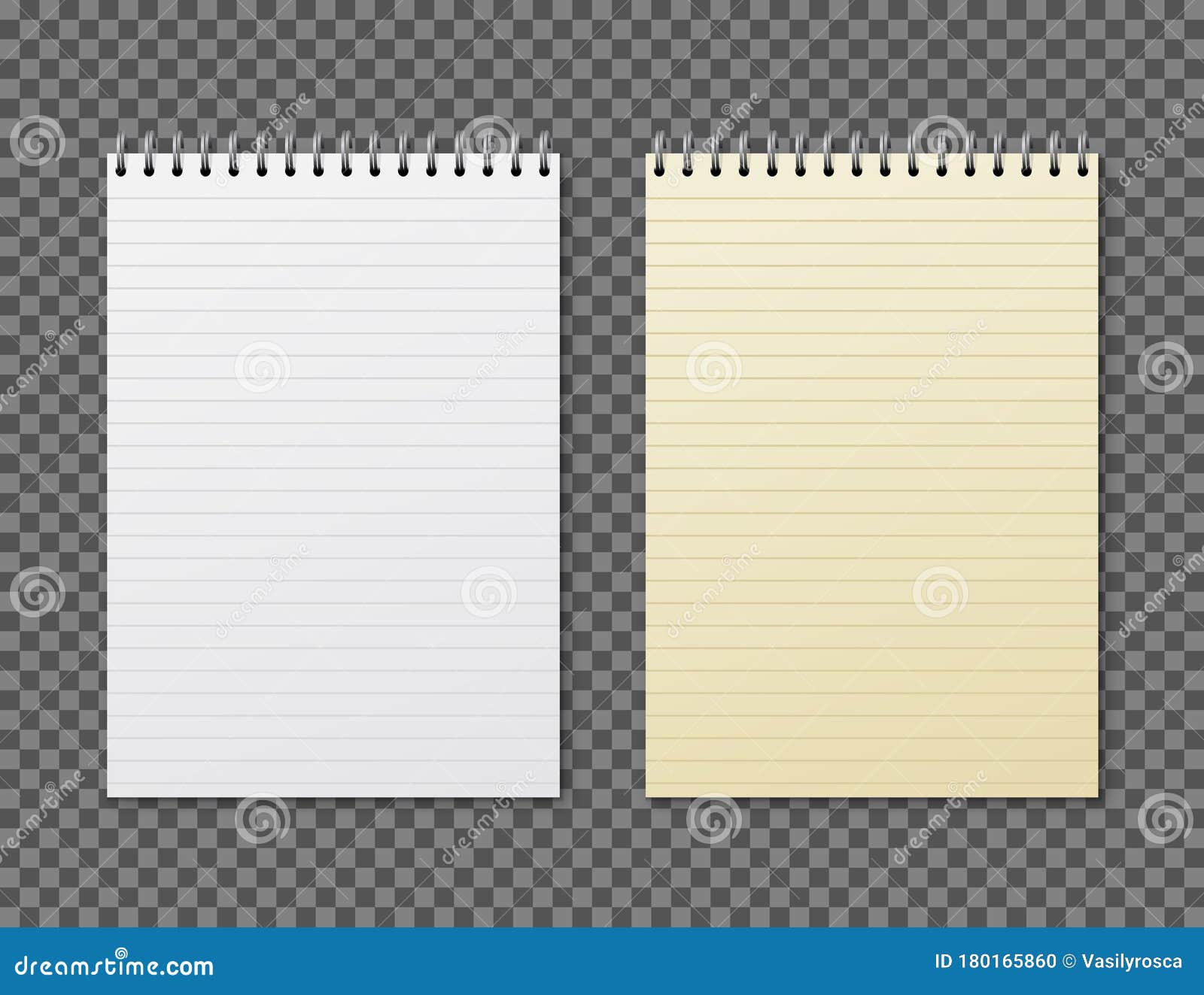 Realistic Notebook Design. Diary Blank Office Document. Note Book Sheet ... Realistic Notebook Design. Diary Blank Office Document. Note Book Sheet ...