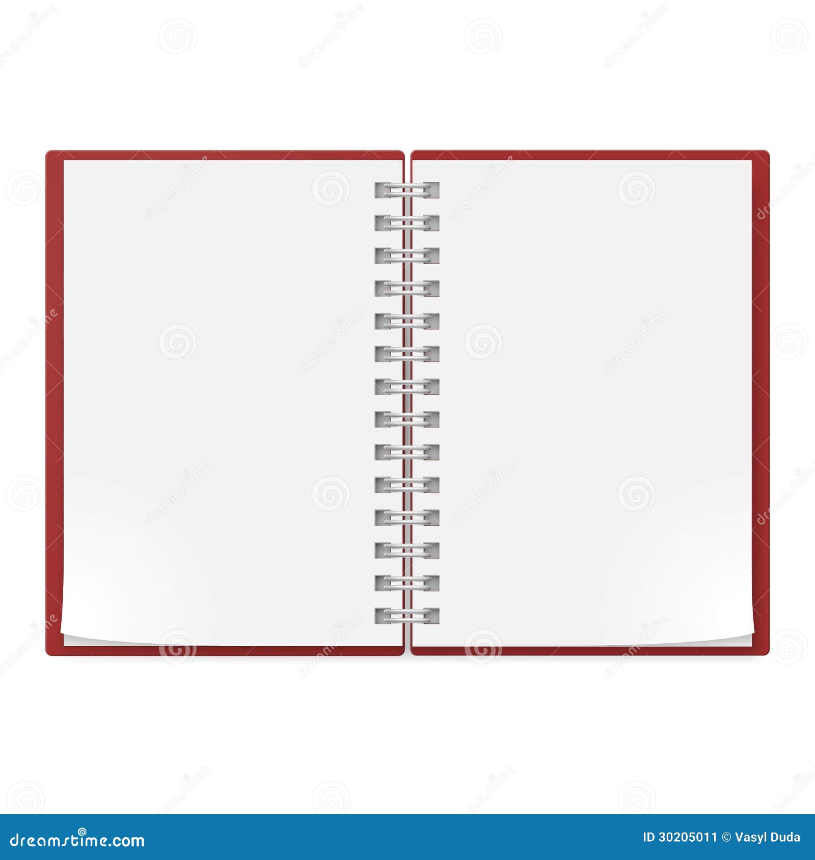 Realistic notebook stock vector. Illustration of book - 30205011