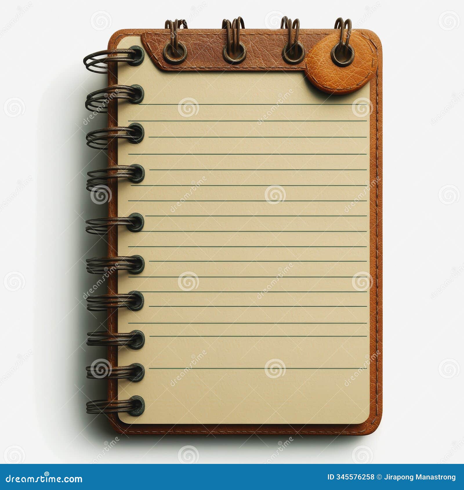 Realistic Notebook with Spiral Binding and Blank Pages, Ideal for ...