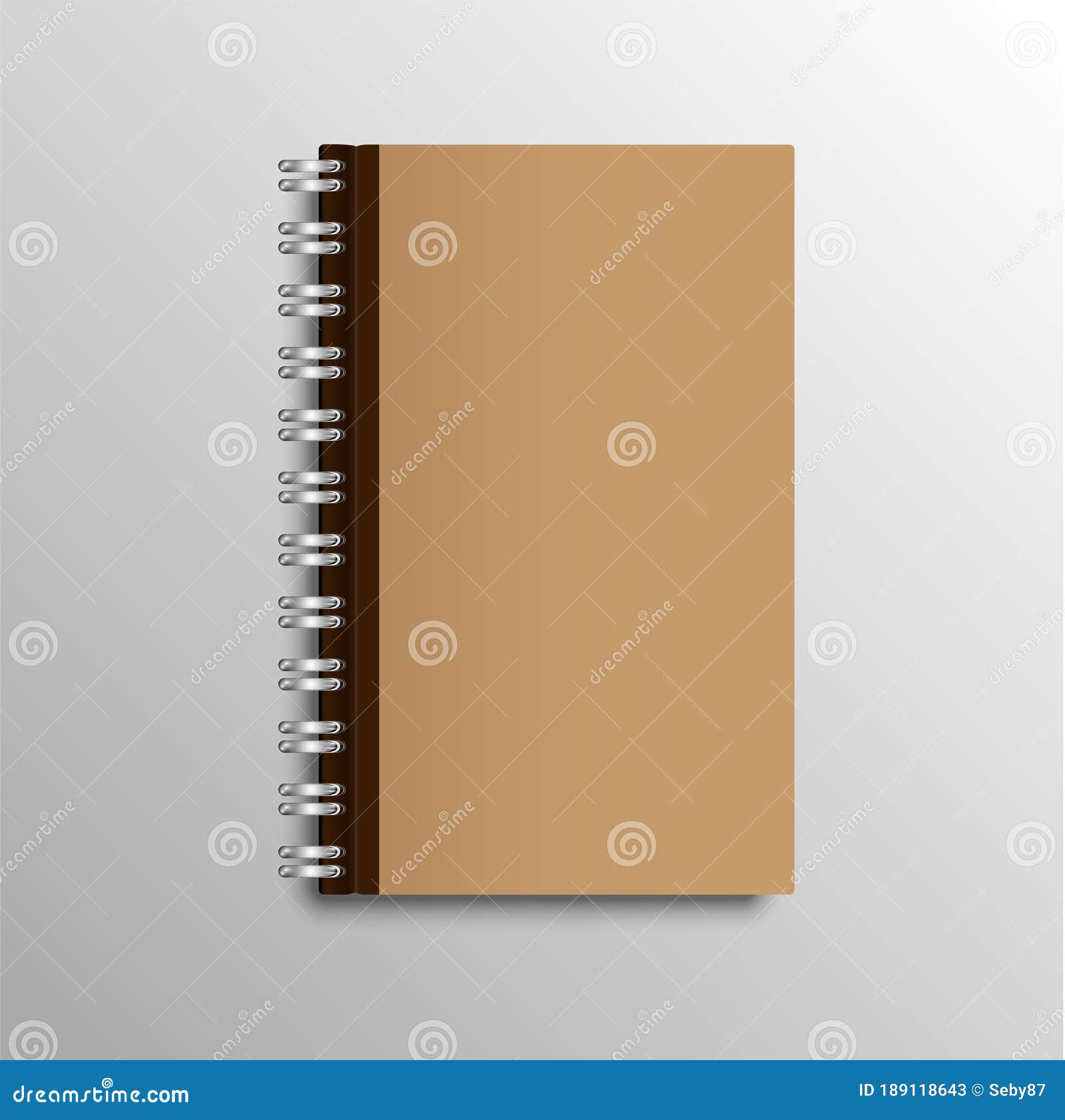 Realistic Notebook, Vector Illustration Stock Vector - Illustration of ...